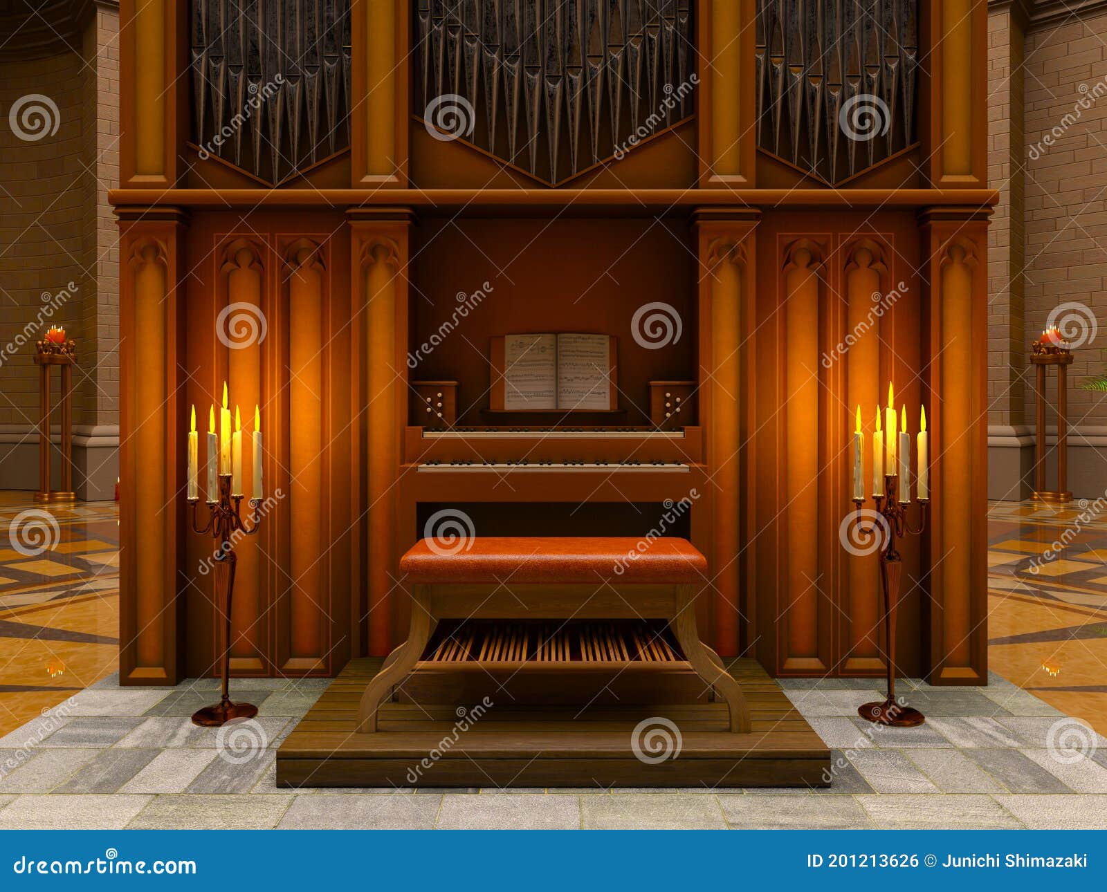 3D rendering of church stock illustration. Illustration of chapel ...