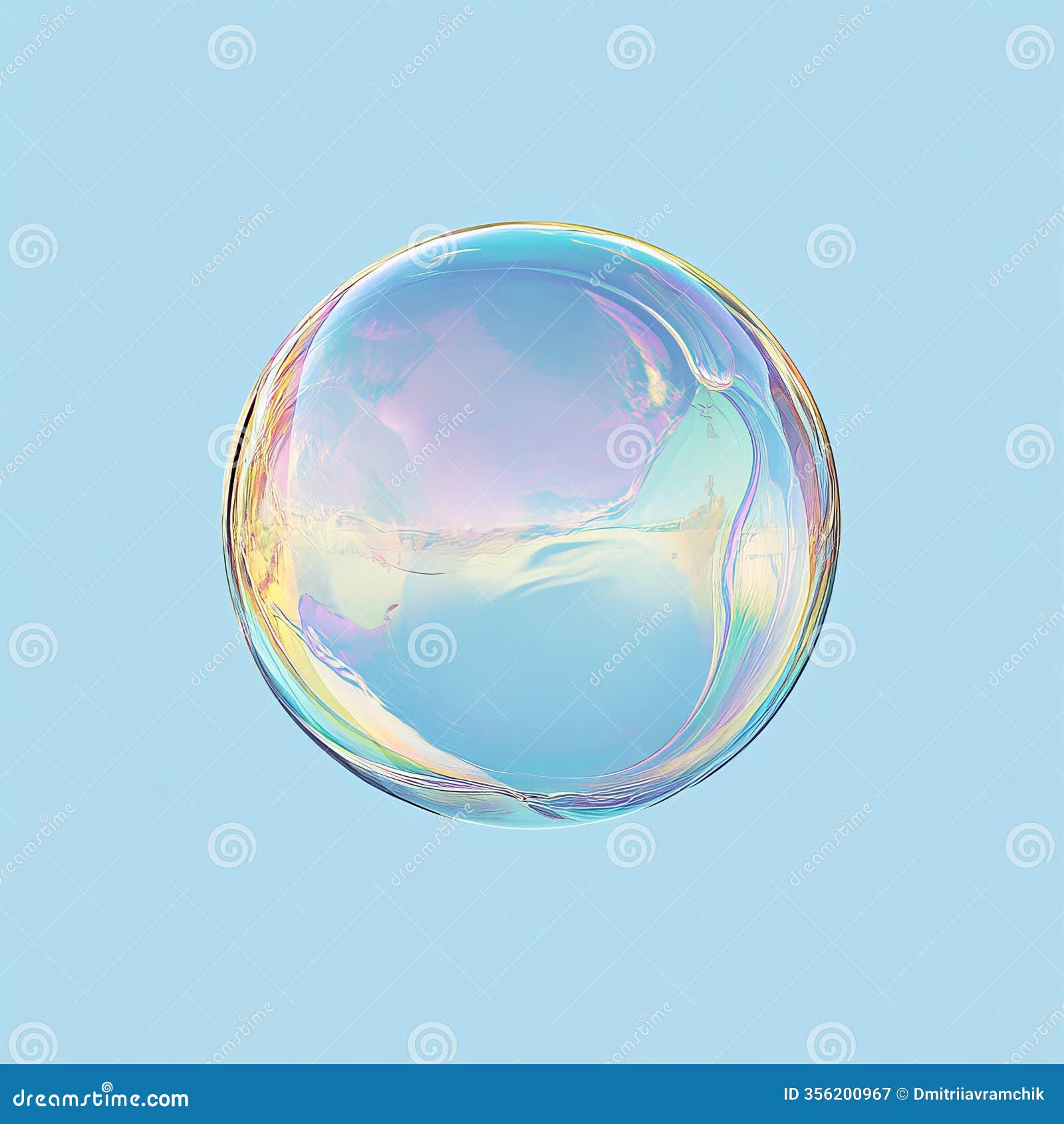 3d Rendering of a Circle with Holographic Texture, Multicolored ...