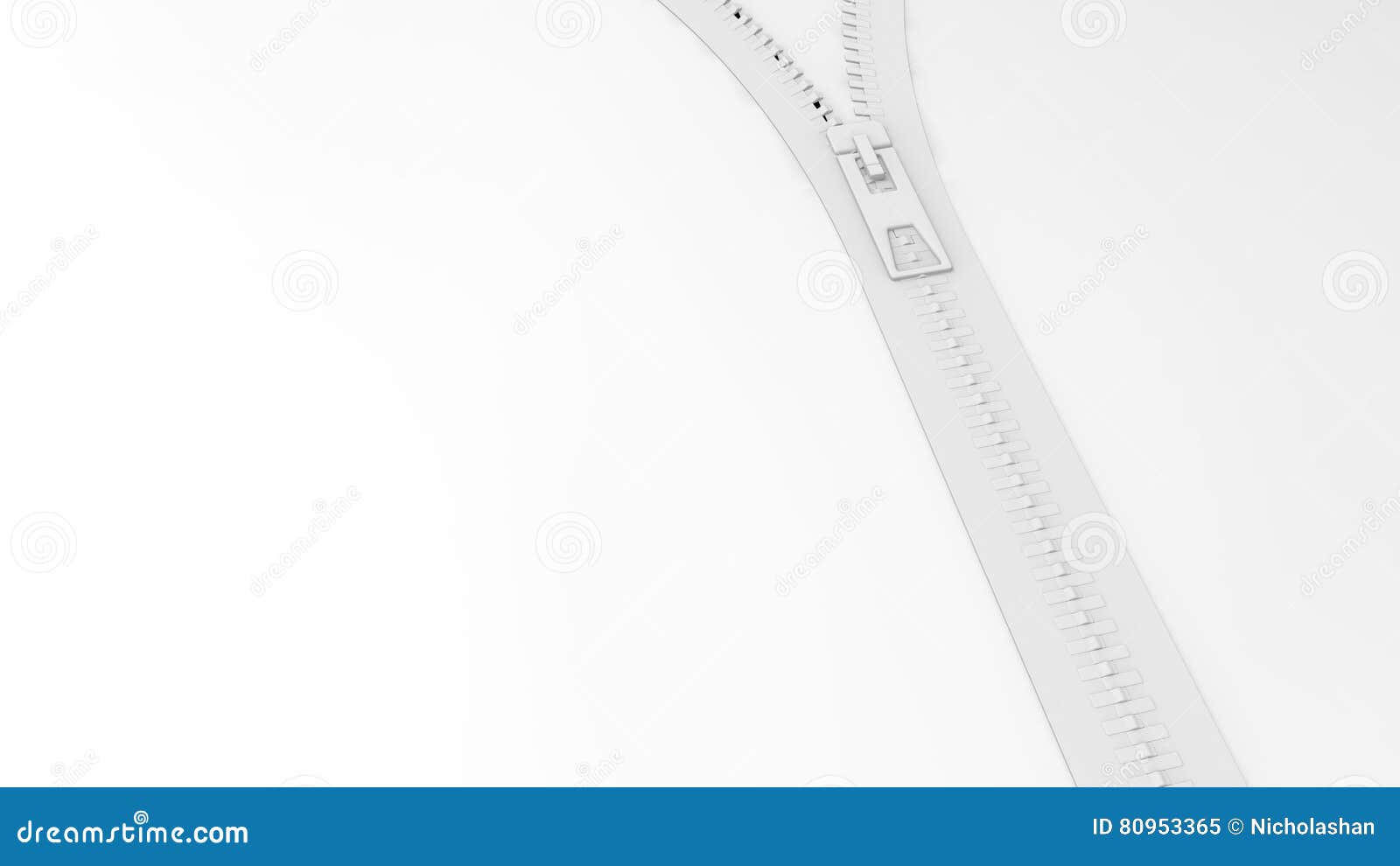 3d Rendering Close Up Zipper Texture on Isolated Background with Stock ...