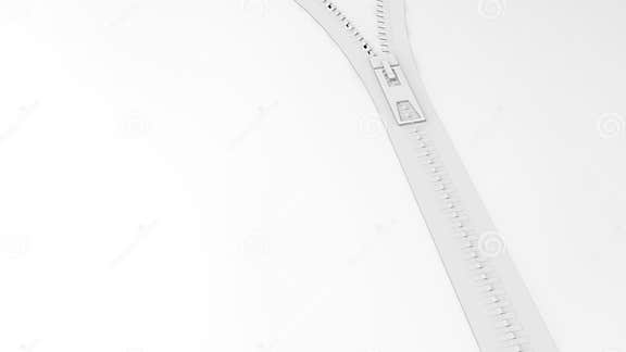 3d Rendering Close Up Zipper Texture on Isolated Background with Stock ...