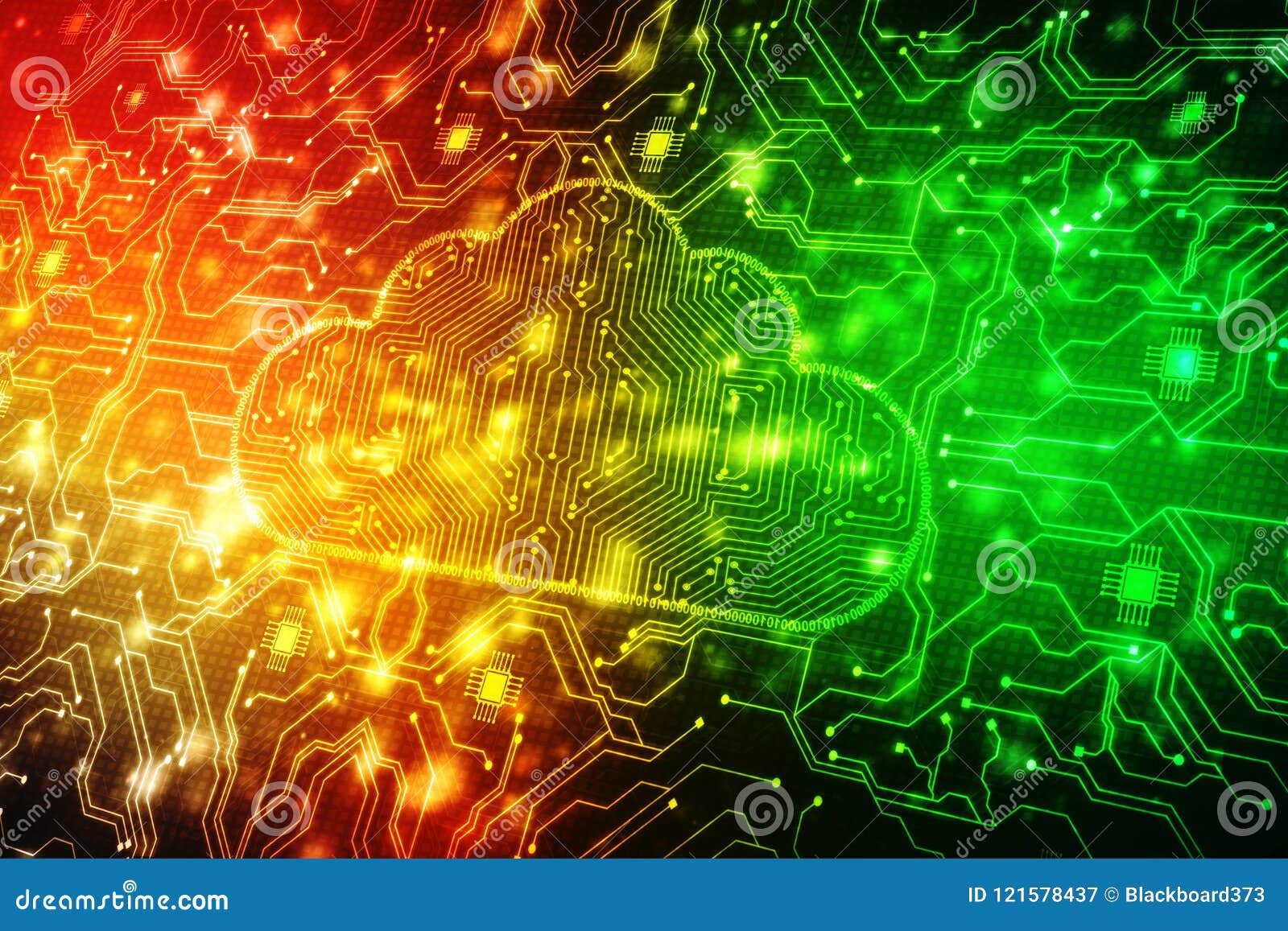 Cloud Computing Concept in Digital Background 2d Rendering Stock Image - Image of client ...