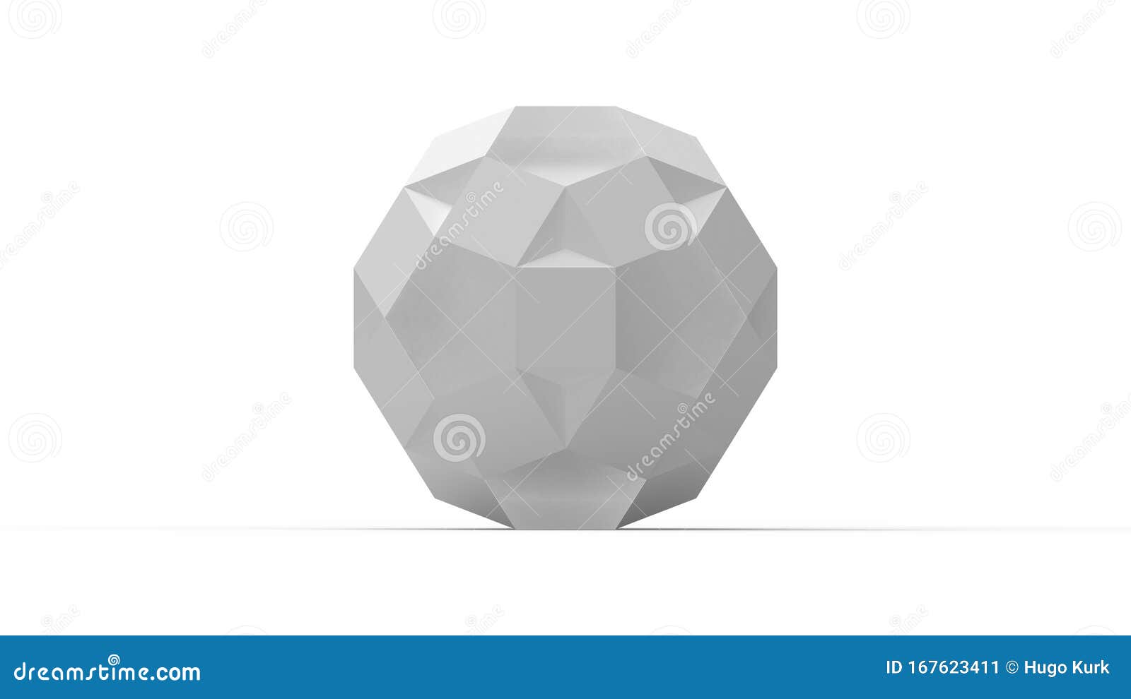 3d Rendering of Colored Polyhedron Models Isolated in a Studio ...