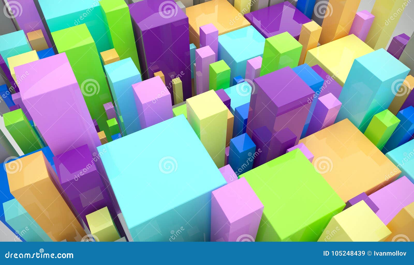 Colorful Cubes Background stock illustration. Illustration of colourful ...