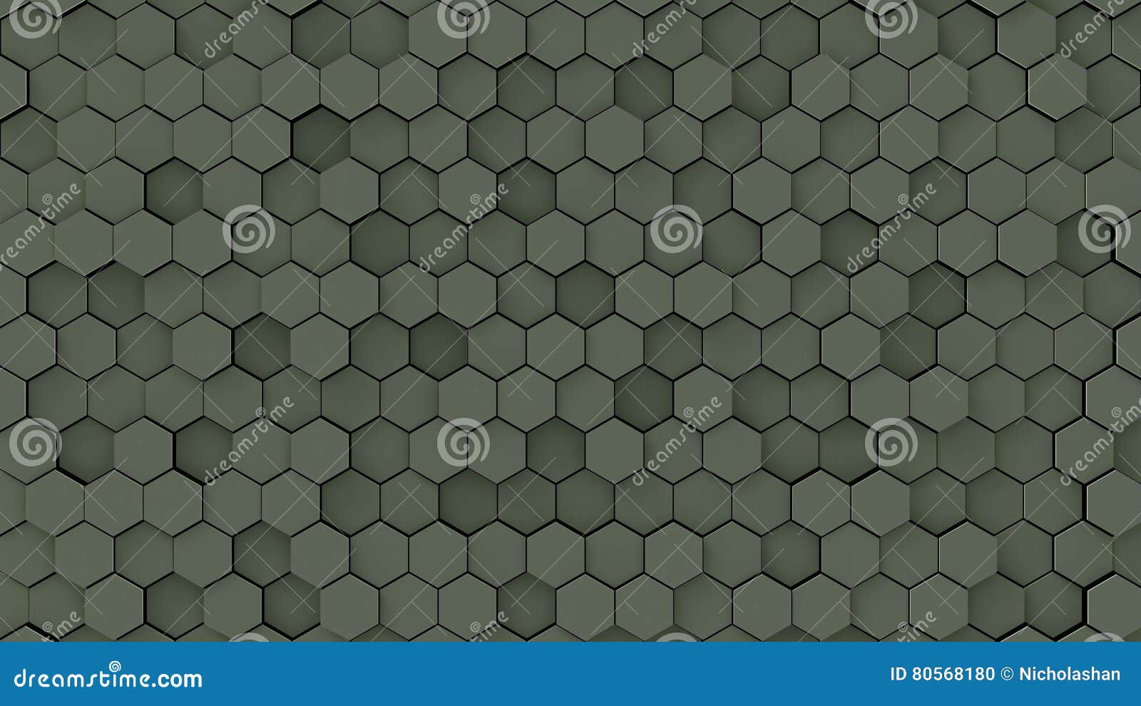 3d Rendering Colorful Hexagon Pattern with Nice Color Stock ...