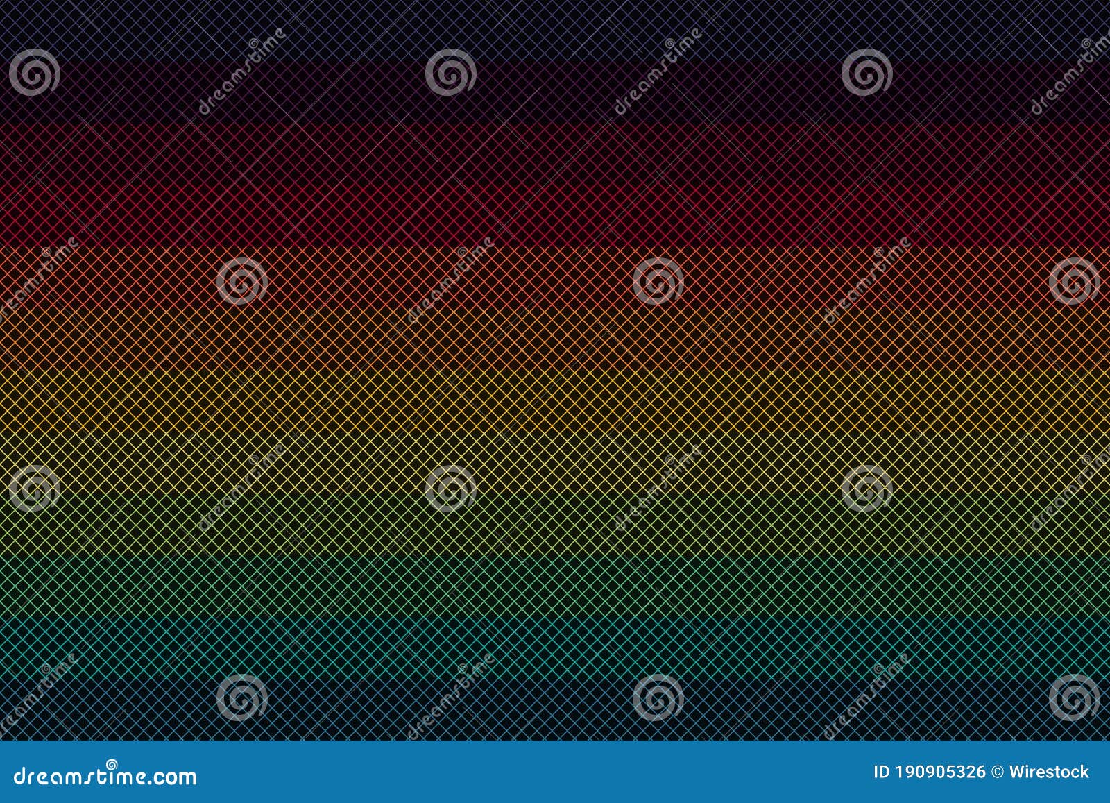 3d Rendering of Colorful X-shaped Patterns on a Black Background Stock ...