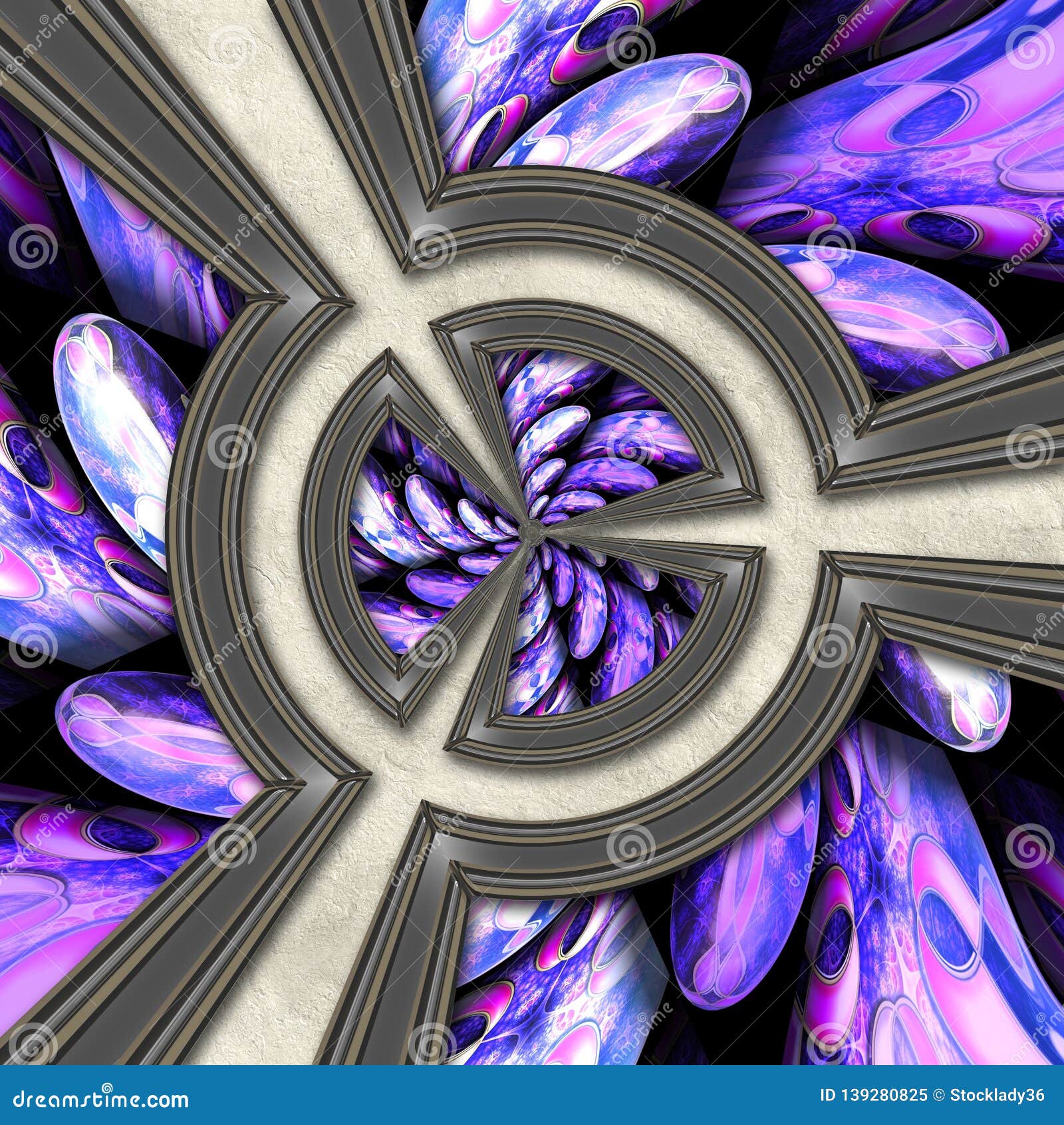 3D Rendering Combo Creative Graphics Artwork Stock Illustration ...