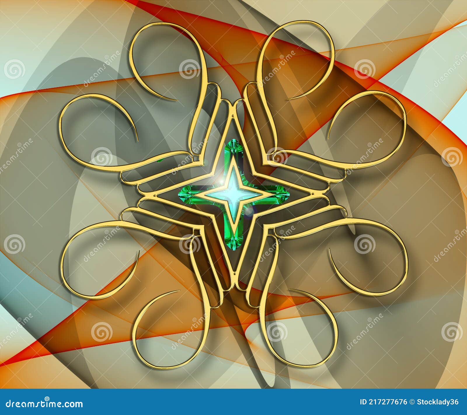 3D Rendering Combo Creative Graphics Artwork Stock Illustration ...