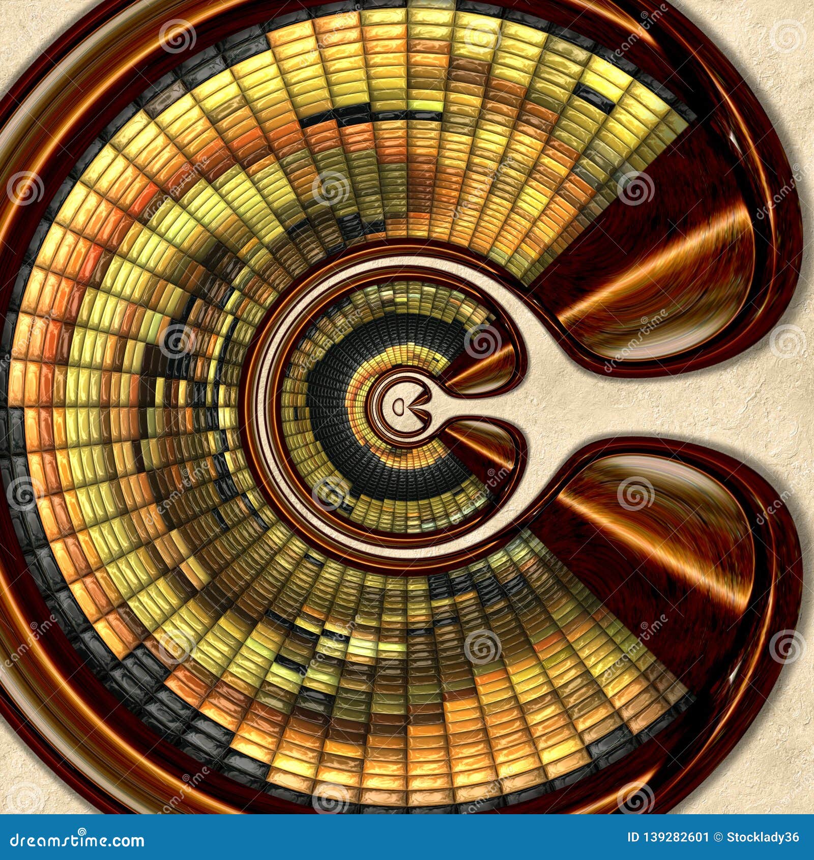 3D Rendering Combo Creative Graphics Artwork Stock Illustration ...