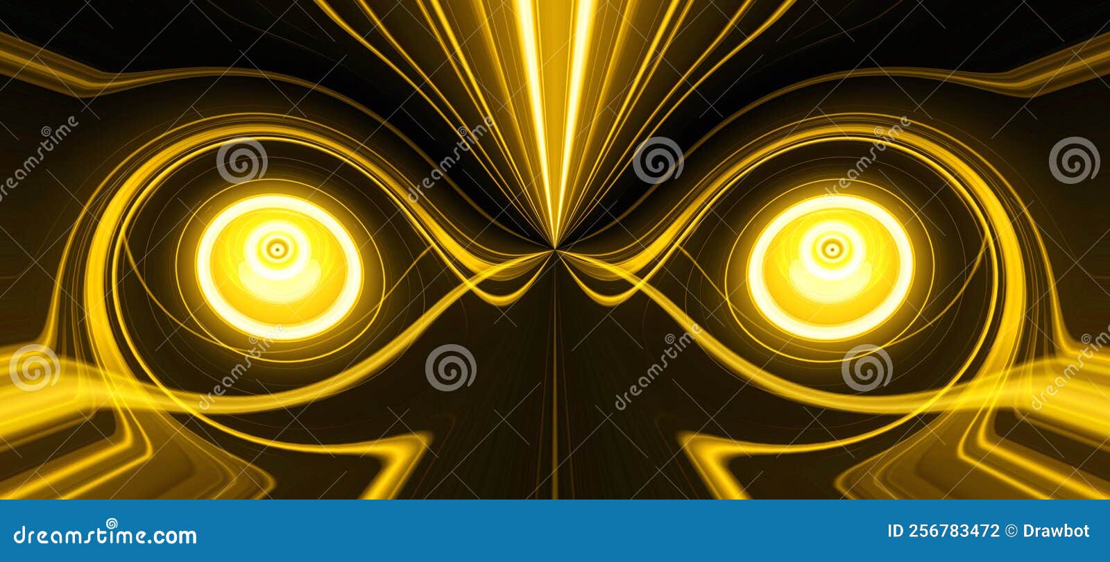 Colorful Abstract Digital Tech Eyes Future Technology Concept ...