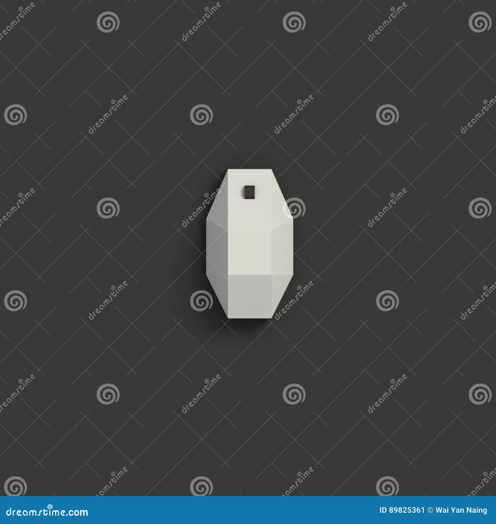 3D RENDERING of COMPUTER MOUSE from TOP VIEW Stock Illustration ...