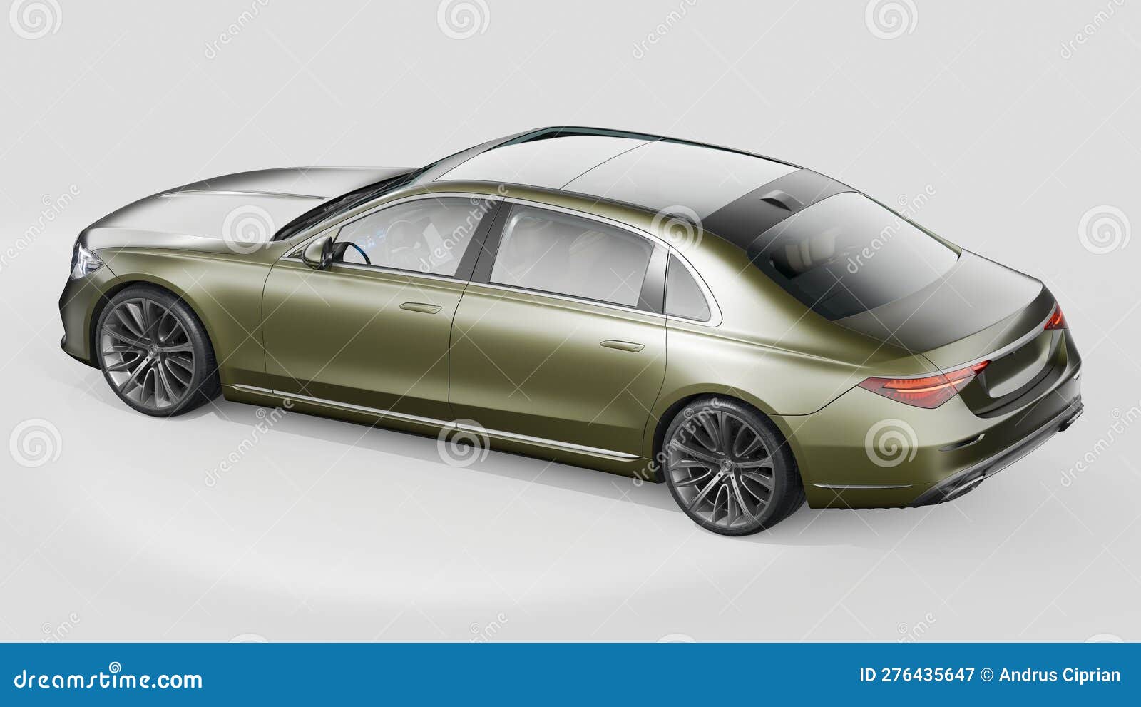 3D Rendering of a Concept Car Stock Illustration - Illustration of ...