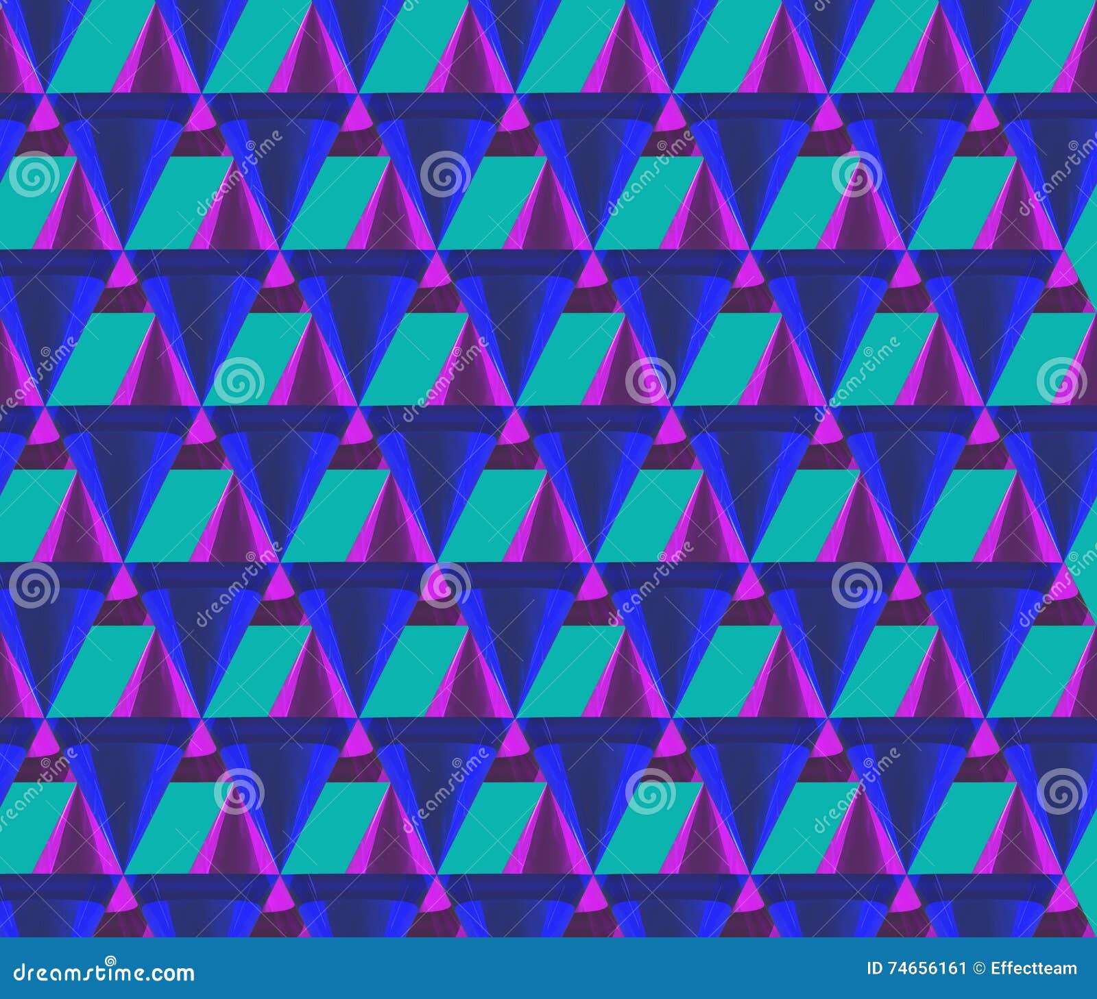 3D Rendering of Cone Pattern Stock Illustration - Illustration of ...