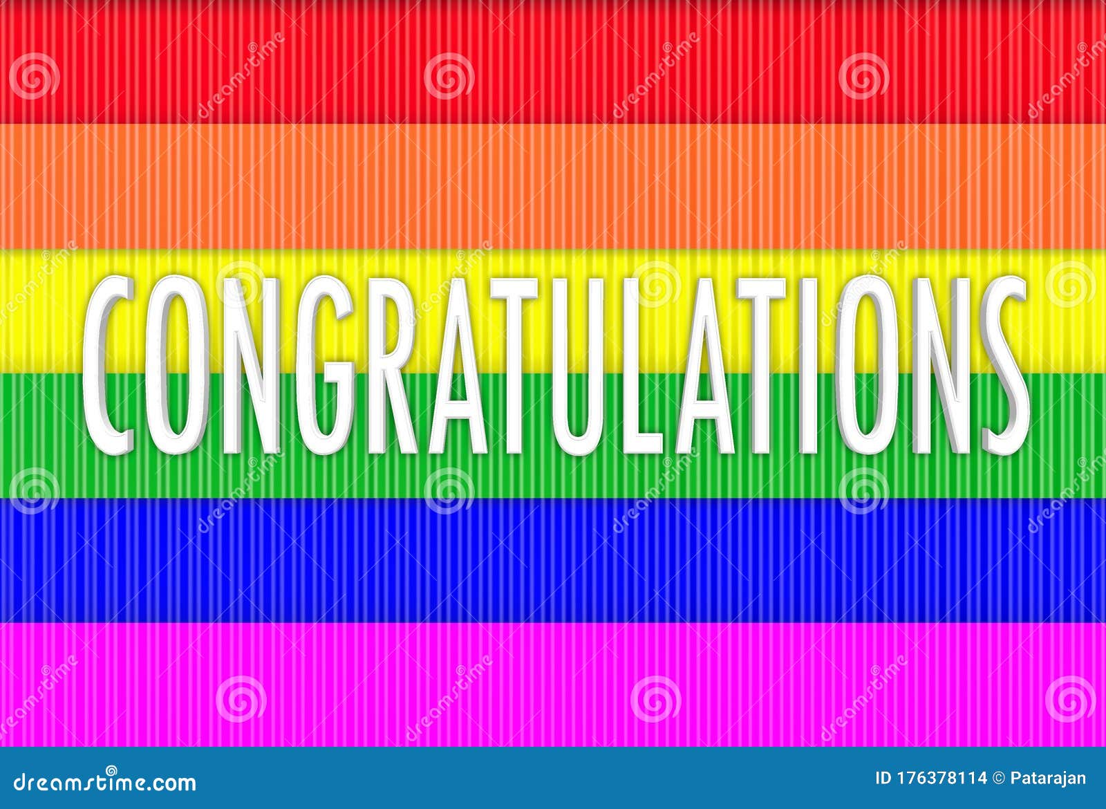 3d Rendering. Congratulations Word on Lgbt Rainbow Flag Wall Background ... 3d Rendering. Congratulations Word on Lgbt Rainbow Flag Wall Background ...