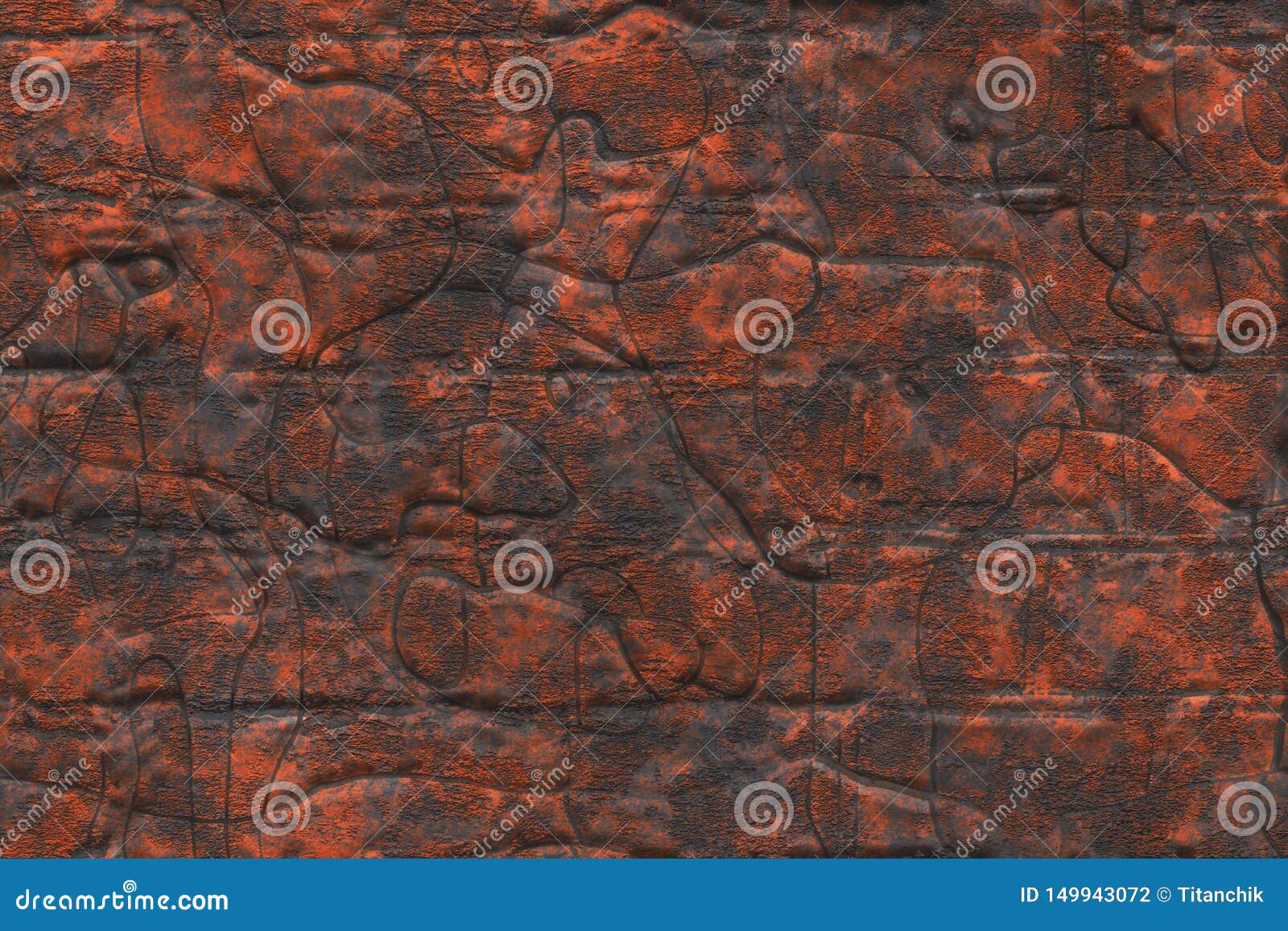 3D Rendering. Corrosion Metals- Background Abstract Pattern Stock ...