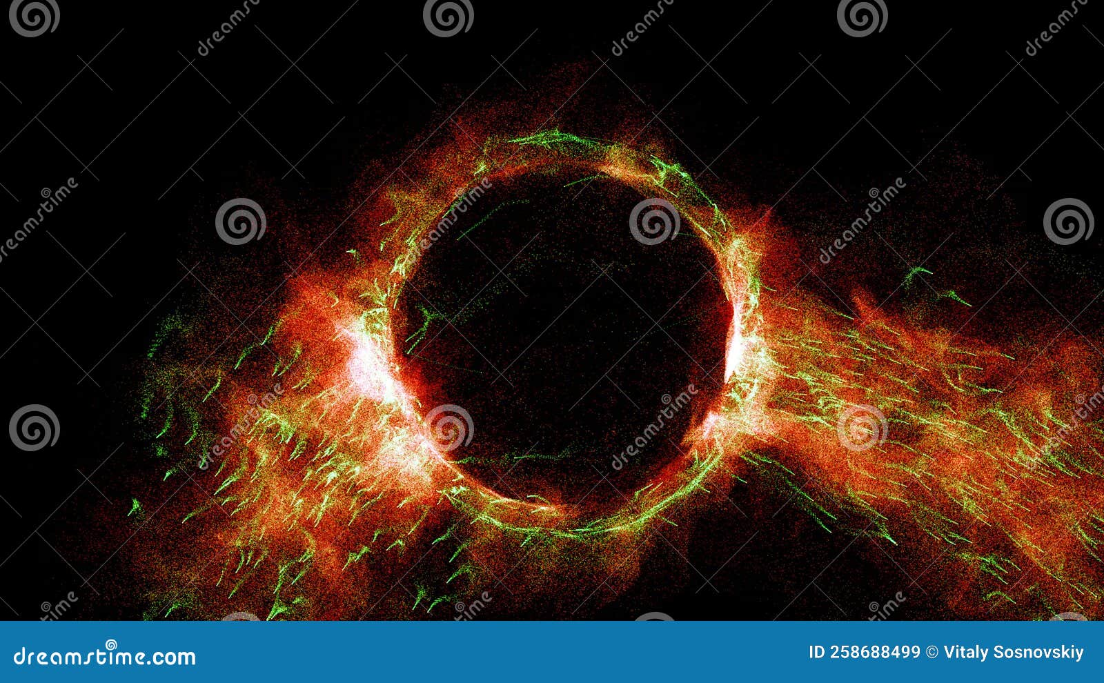 3D Rendering Cosmic Energy Strings. Energy Flows in the Form of Thin ...