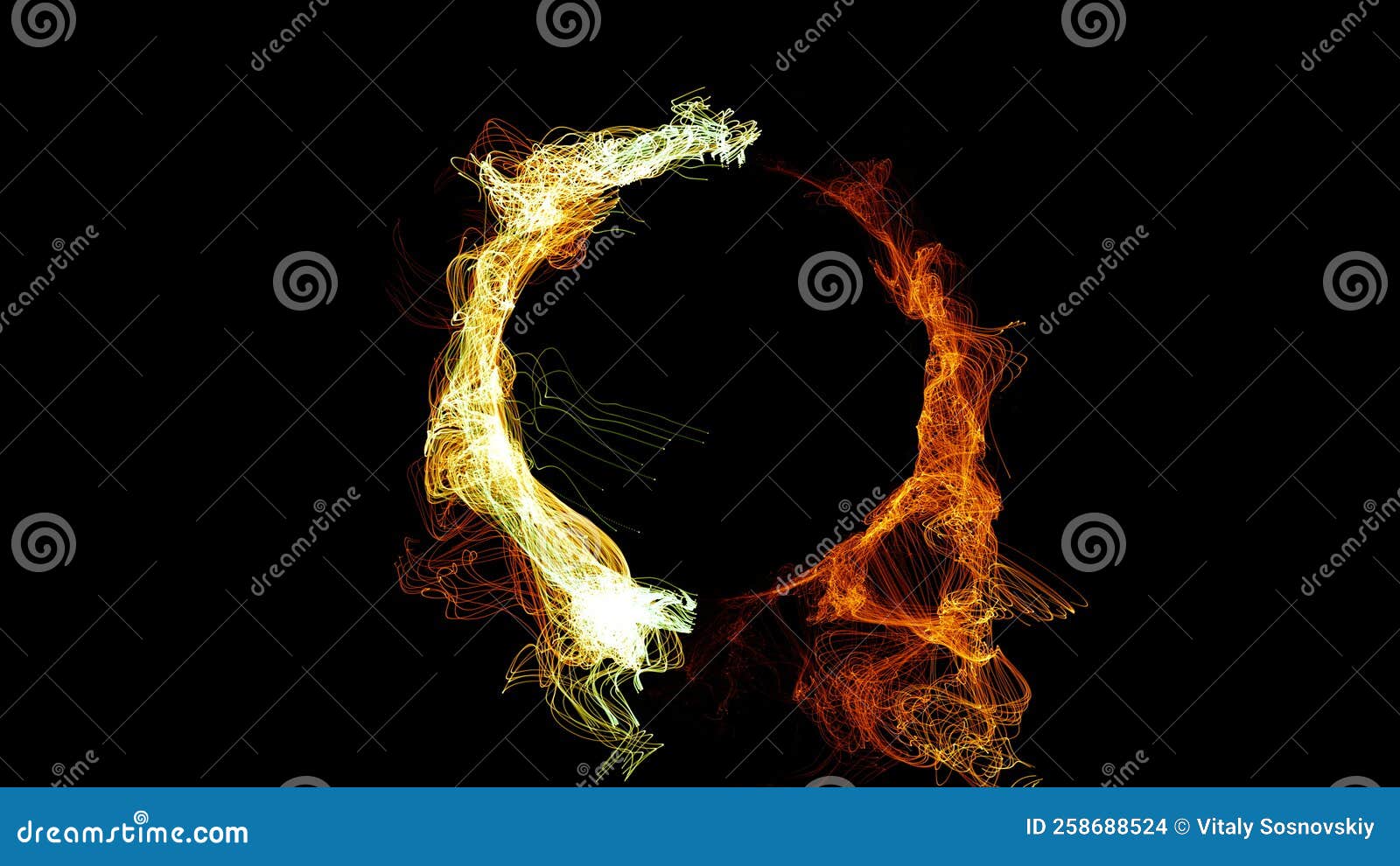 3D Rendering Cosmic Energy Strings. Energy Flows in the Form of Thin ...