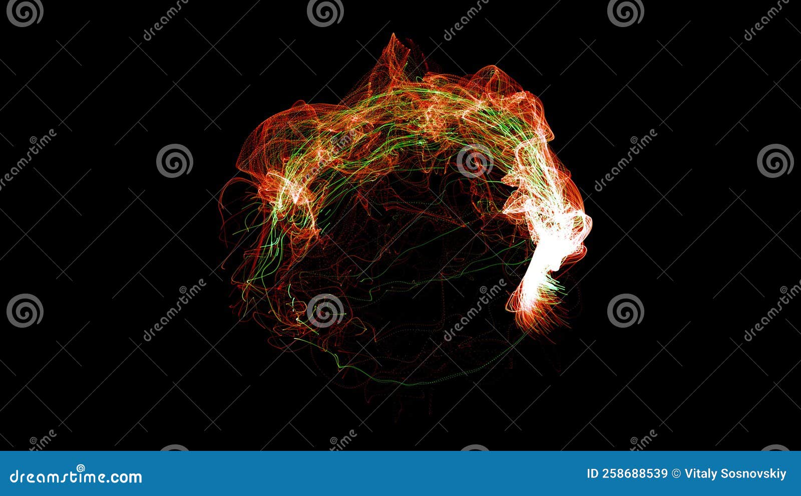 3D Rendering Cosmic Energy Strings. Energy Flows in the Form of Thin ...