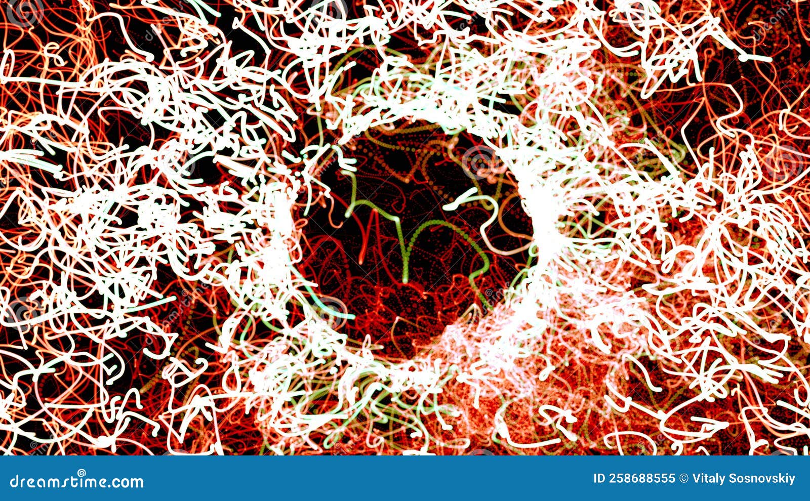 3D Rendering Cosmic Energy Strings. Energy Flows in the Form of Thin ...