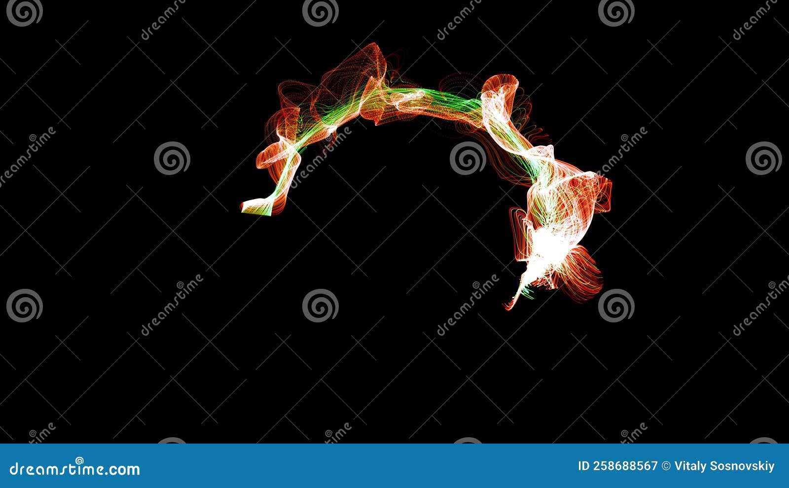 3D Rendering Cosmic Energy Strings. Energy Flows in the Form of Thin ...