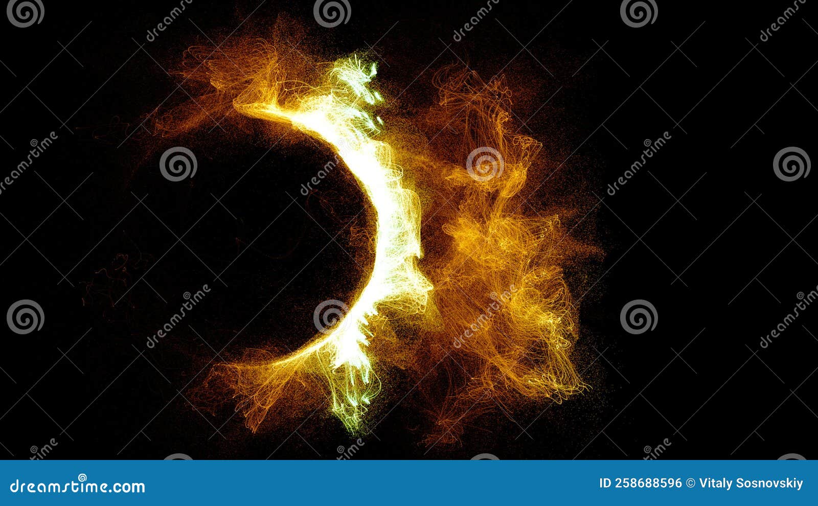 3D Rendering Cosmic Energy Strings. Energy Flows in the Form of Thin ...