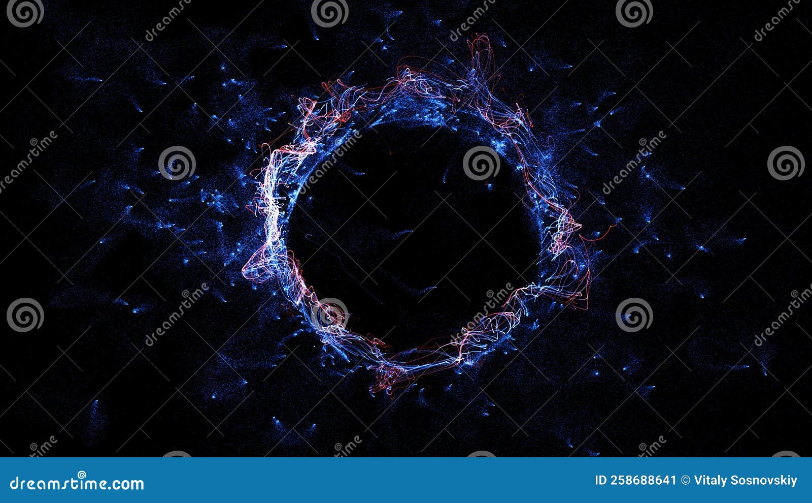 3D Rendering Cosmic Energy Strings. Energy Flows in the Form of Thin ...
