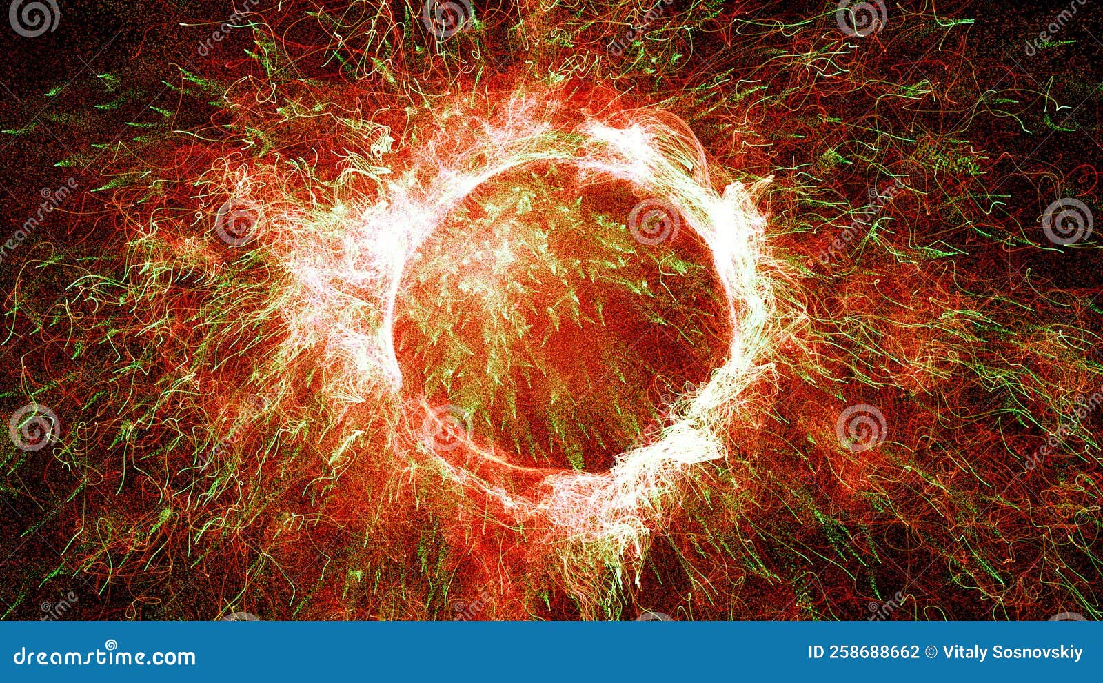 3D Rendering Cosmic Energy Strings. Energy Flows in the Form of Thin ...