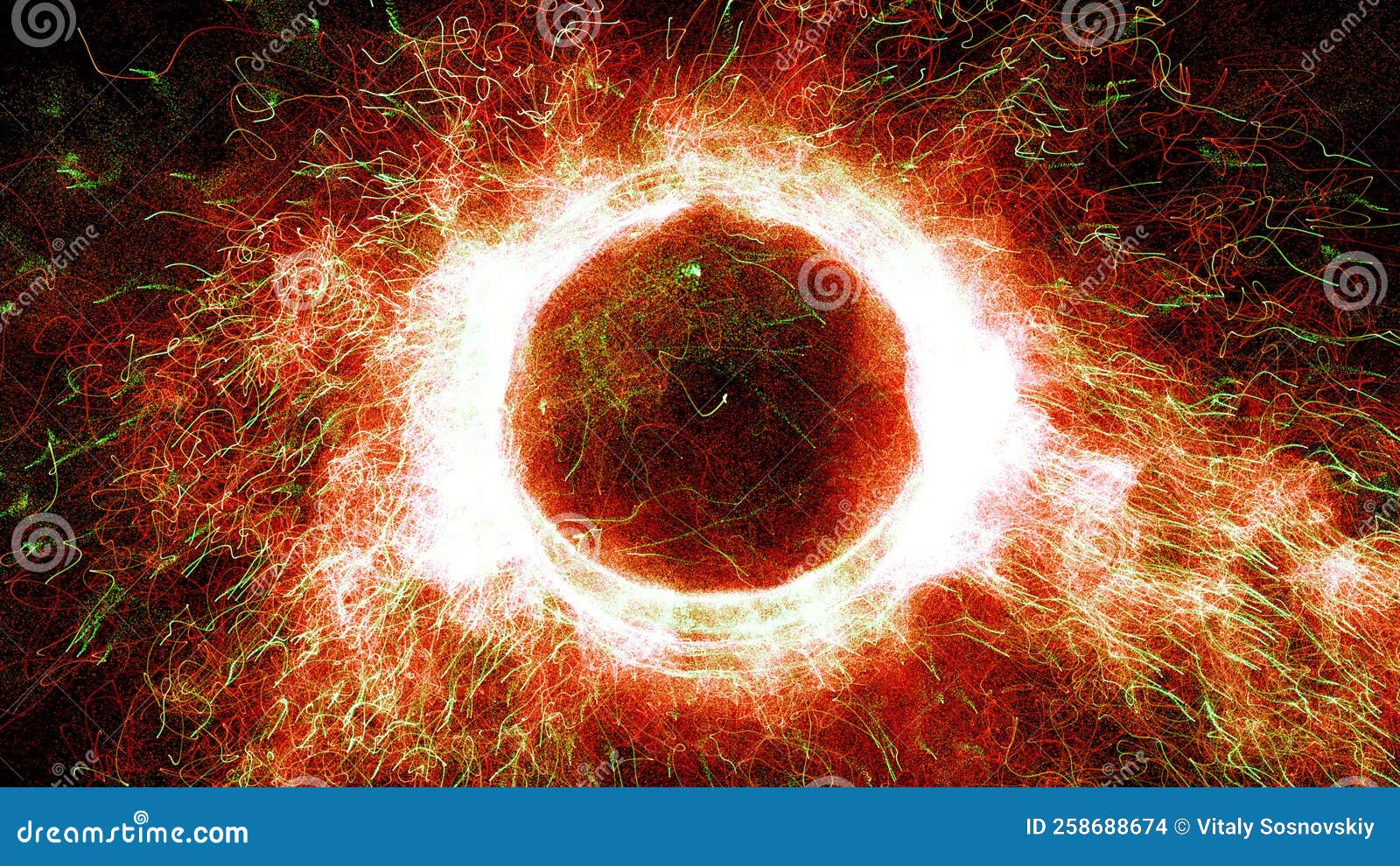 3D Rendering Cosmic Energy Strings. Energy Flows in the Form of Thin ...