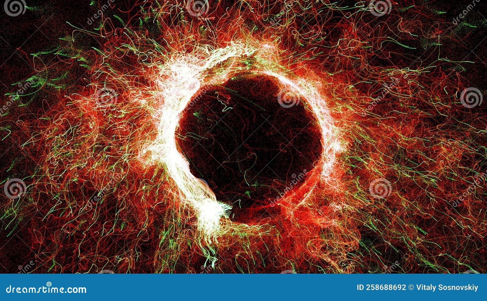 3D Rendering Cosmic Energy Strings. Energy Flows in the Form of Thin ...