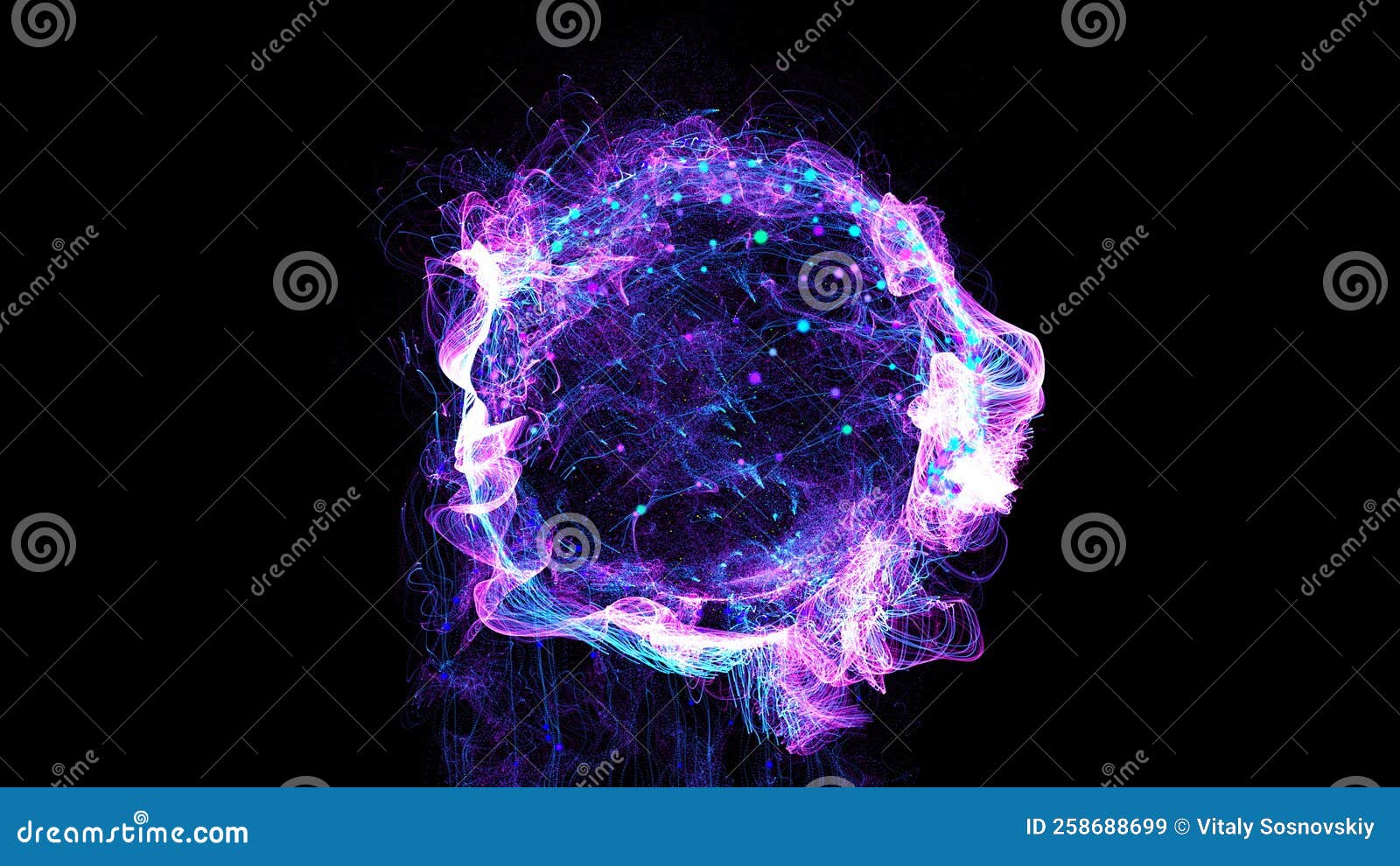 3D Rendering Cosmic Energy Strings. Energy Flows in the Form of Thin ...