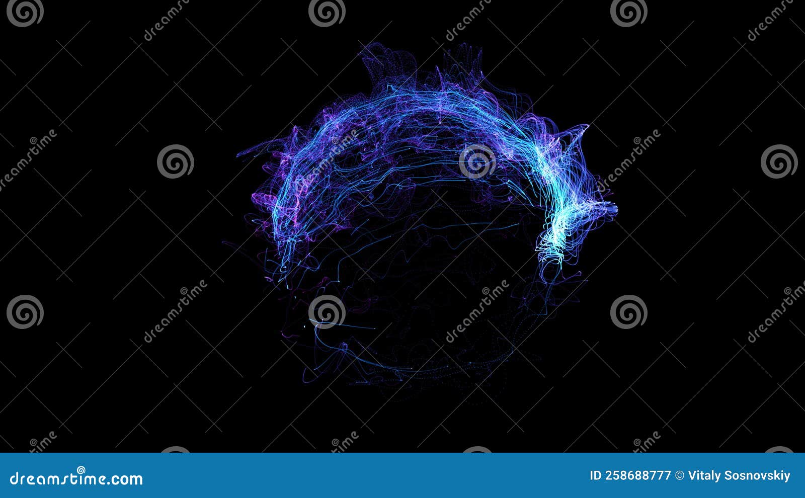 3D Rendering Cosmic Energy Strings. Energy Flows in the Form of Thin ...