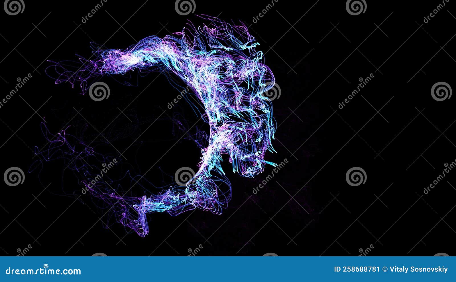 3D Rendering Cosmic Energy Strings. Energy Flows in the Form of Thin ...