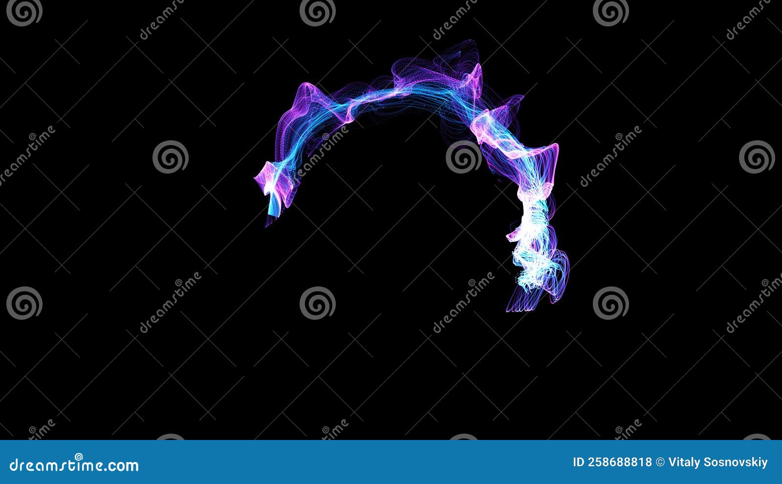 3D Rendering Cosmic Energy Strings. Energy Flows in the Form of Thin ...