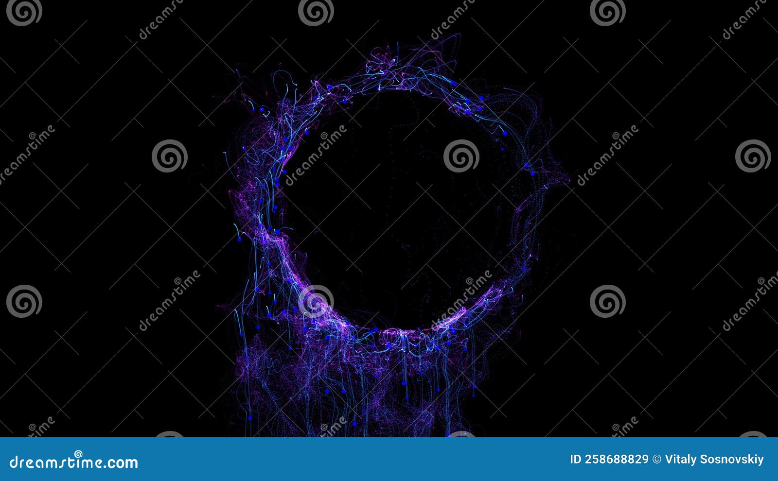 3D Rendering Cosmic Energy Strings. Energy Flows in the Form of Thin ...