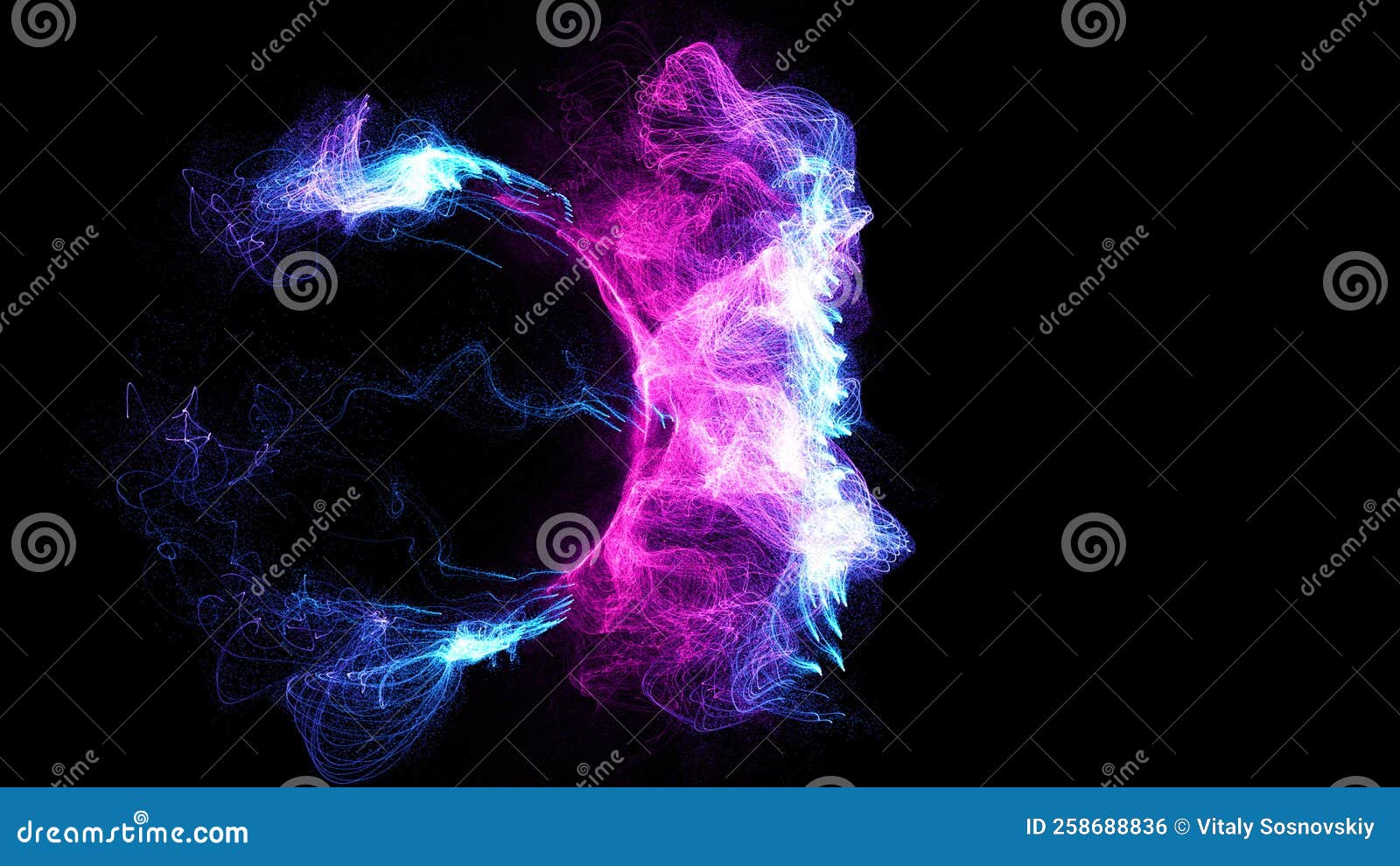 3D Rendering Cosmic Energy Strings. Energy Flows in the Form of Thin ...