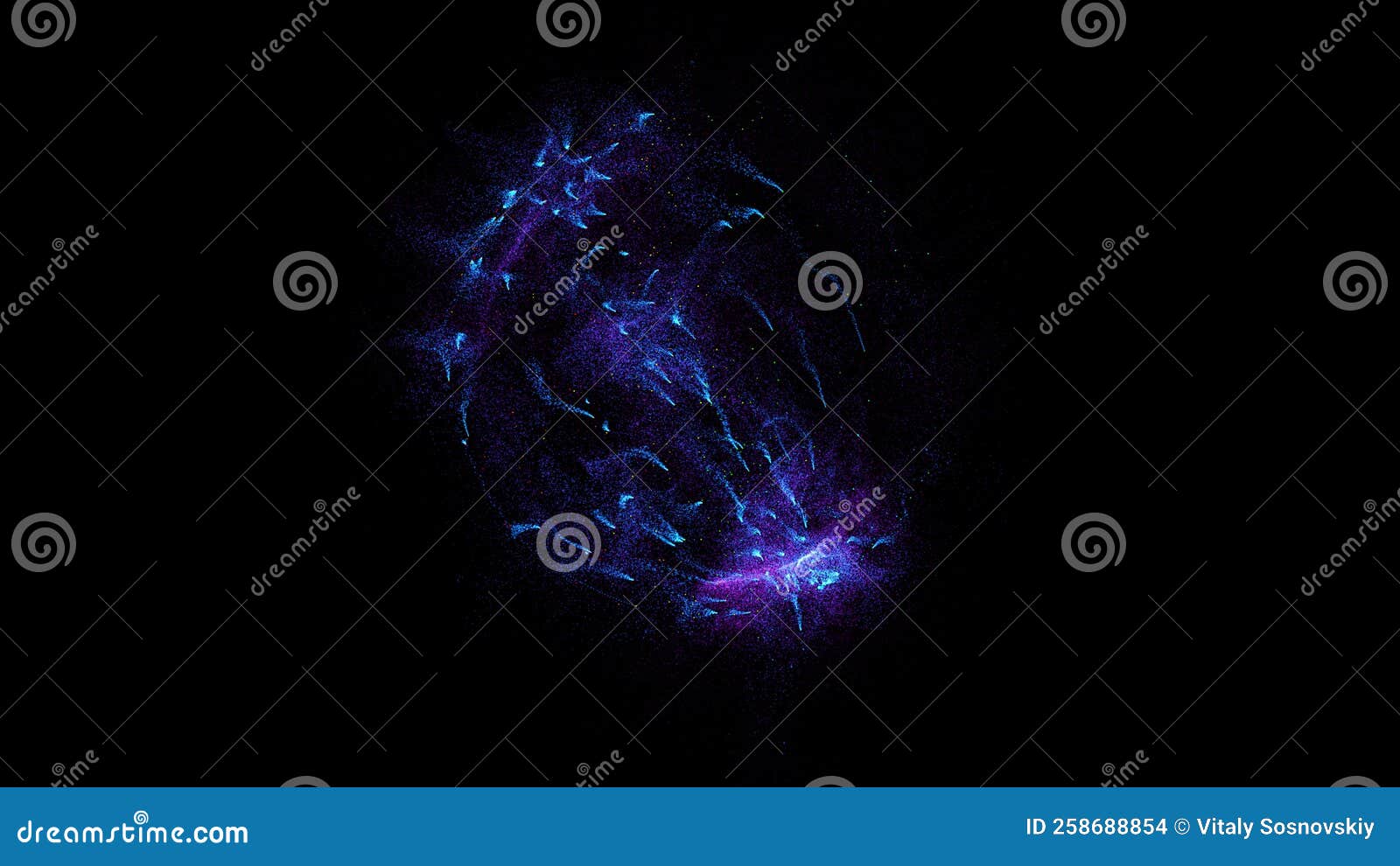 3D Rendering Cosmic Energy Strings. Energy Flows in the Form of Thin ...