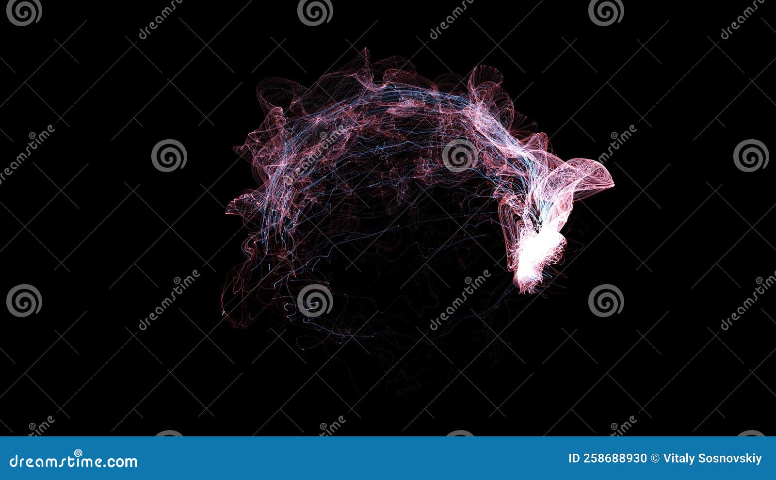 3D Rendering Cosmic Energy Strings. Energy Flows in the Form of Thin ...