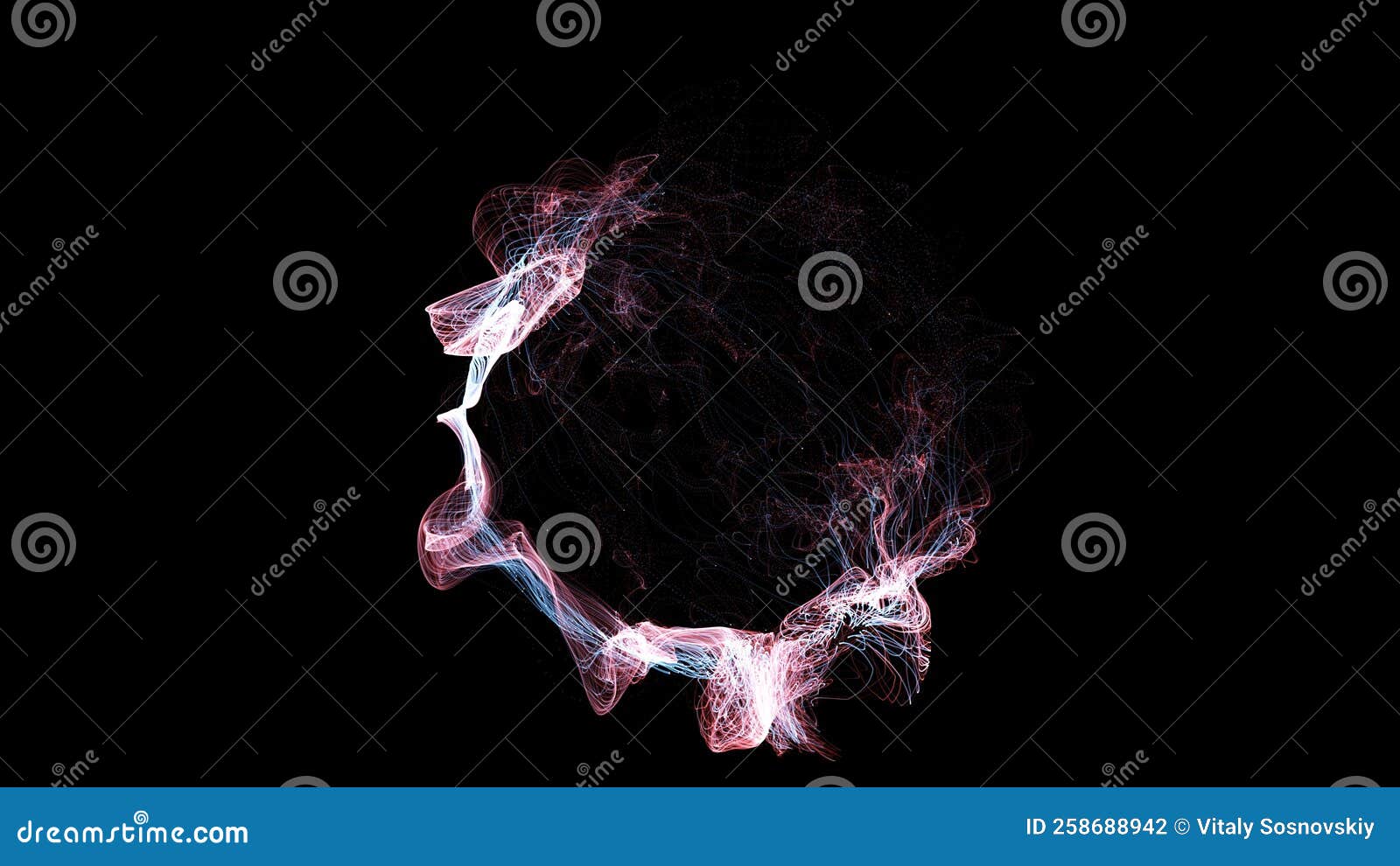 3D Rendering Cosmic Energy Strings. Energy Flows in the Form of Thin ...