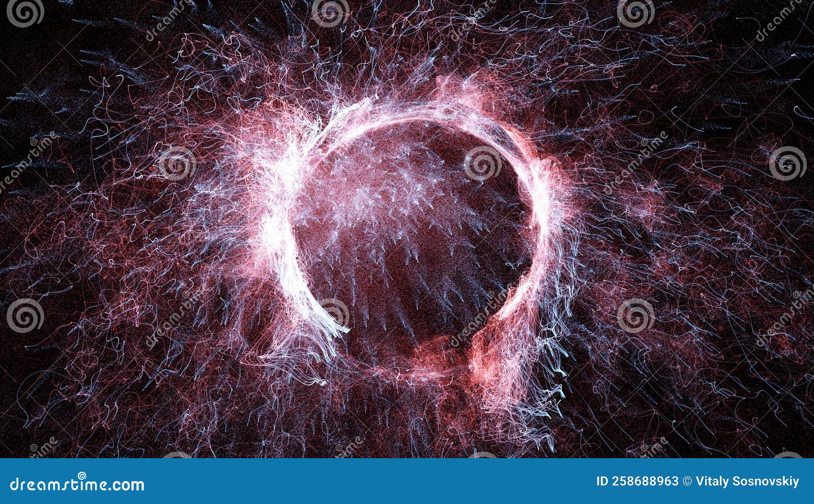 3D Rendering Cosmic Energy Strings. Energy Flows in the Form of Thin ...