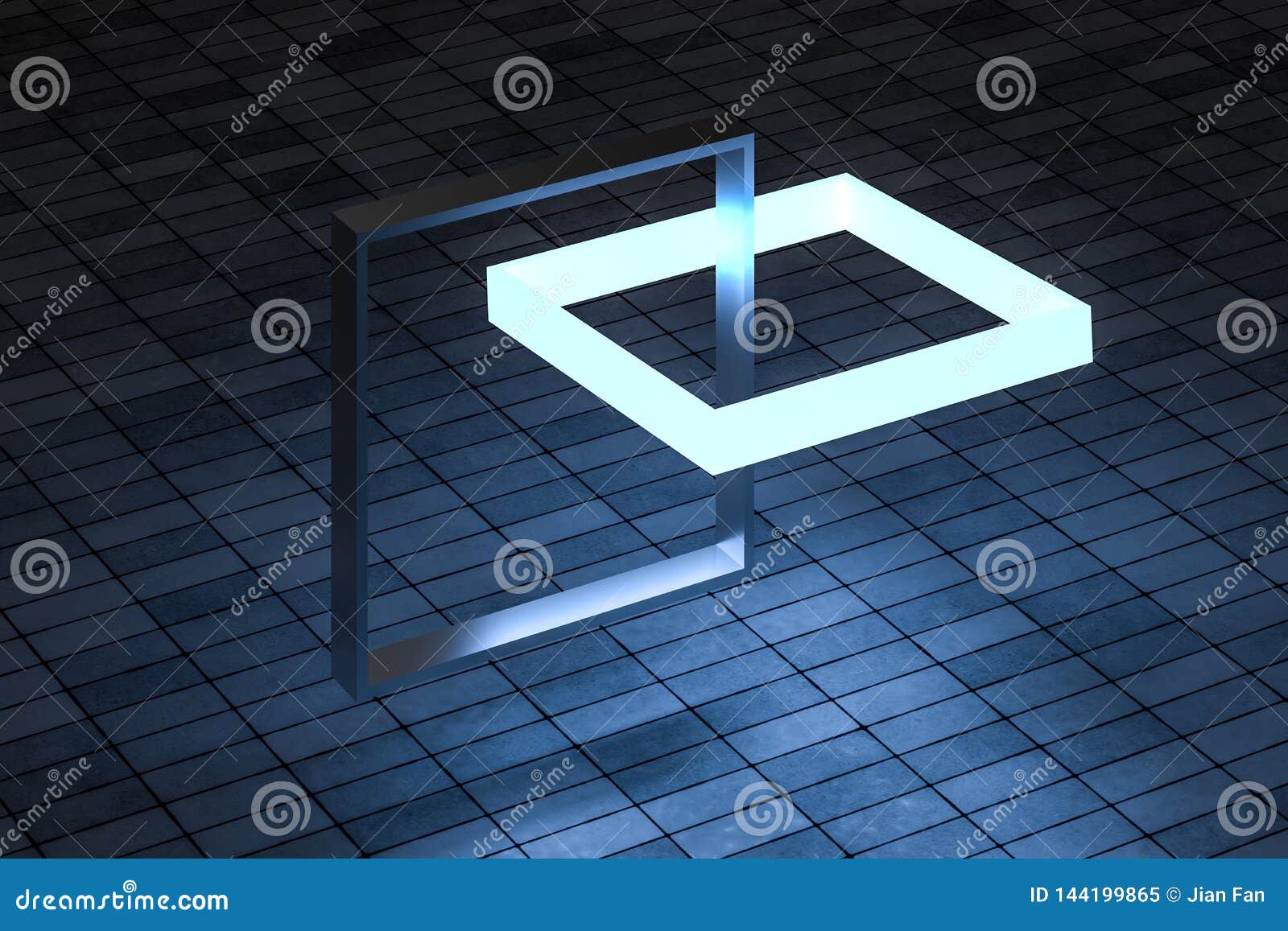 3d Rendering, Creative Frames with Sense of Science and Technology ...