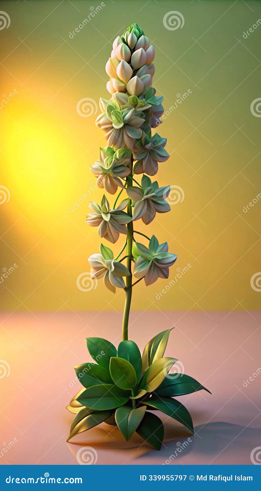 Creeper Flower In Studio Background, Single Creeper Flower, Beautiful ...
