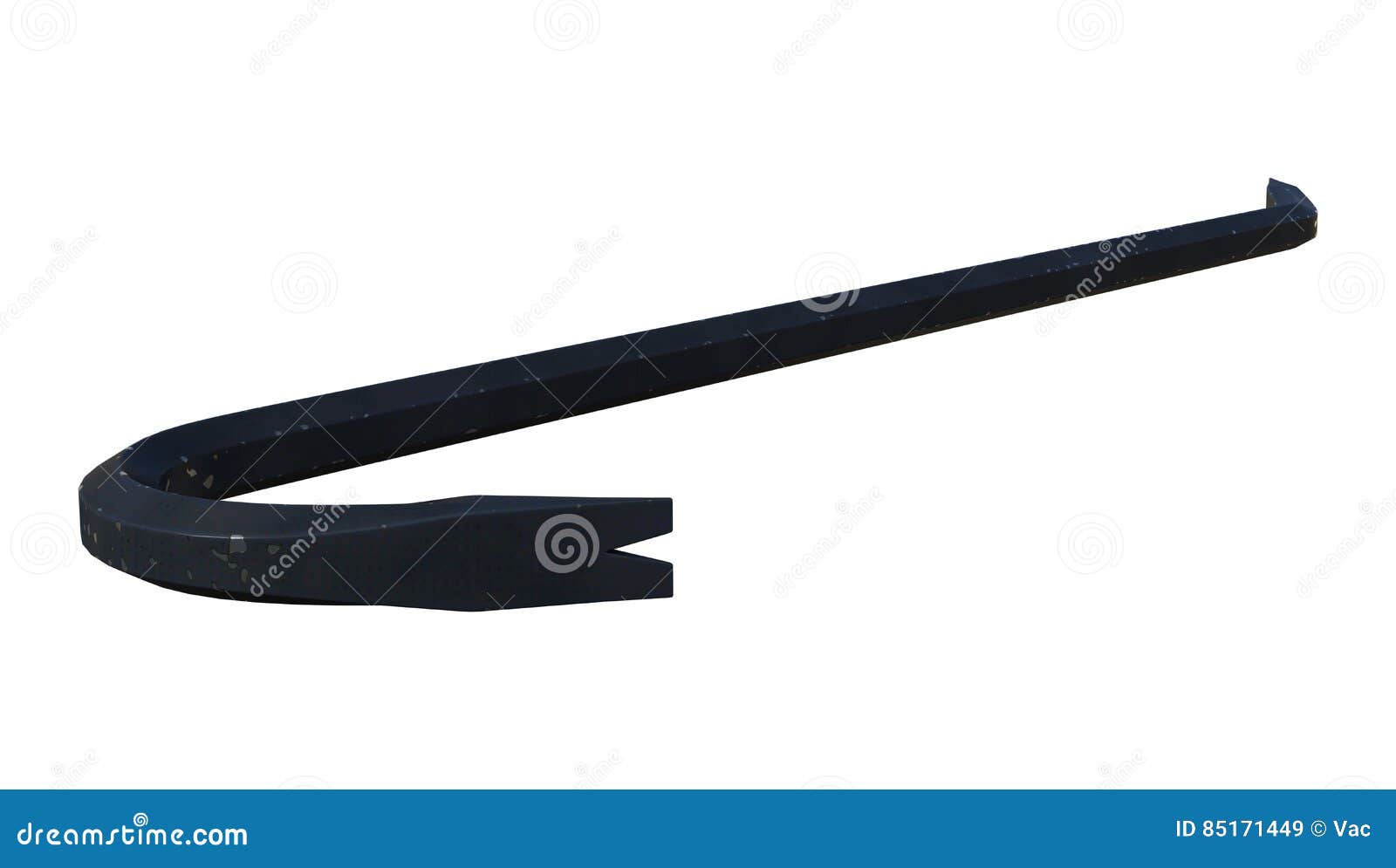 Black Crowbar Metal Cartoon Vector Illustration | CartoonDealer.com ...