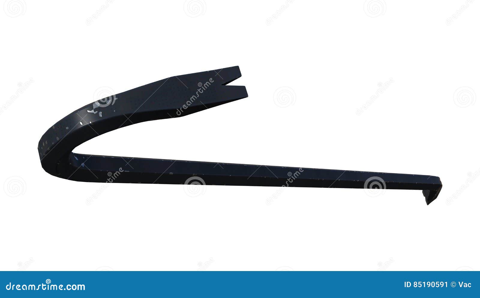 Black Crowbar Icon Isolated On White Background. Yellow Speech Bubble ...