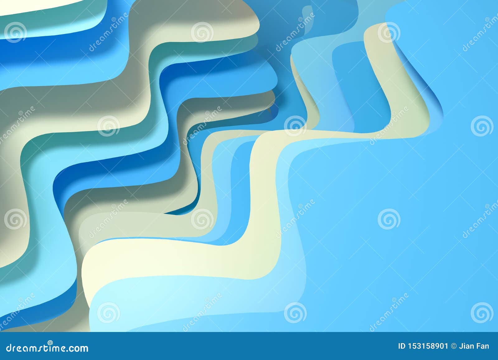 3d Rendering Curve Paper Background, Tint Color Background Stock ...