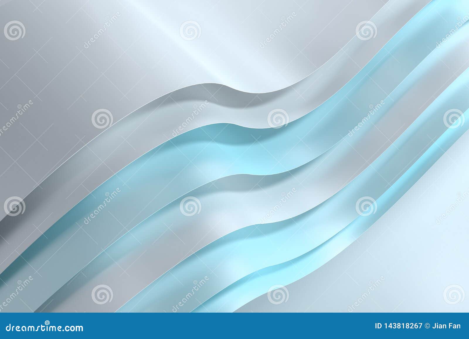 3d Rendering, Curve Surface And Texture Background Stock Illustration ...