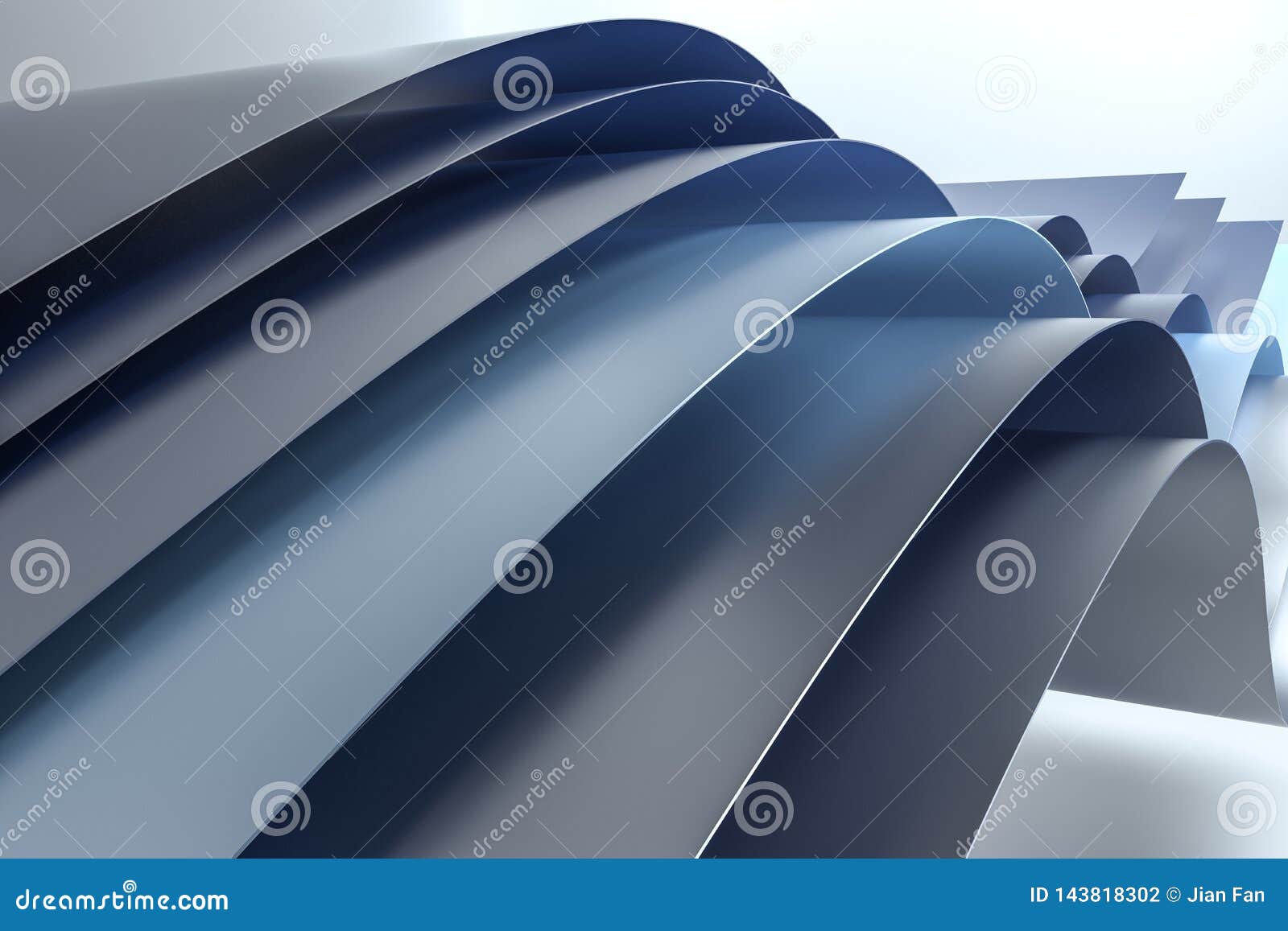 3d Rendering, Curve Surface And Texture Background Stock Illustration ...