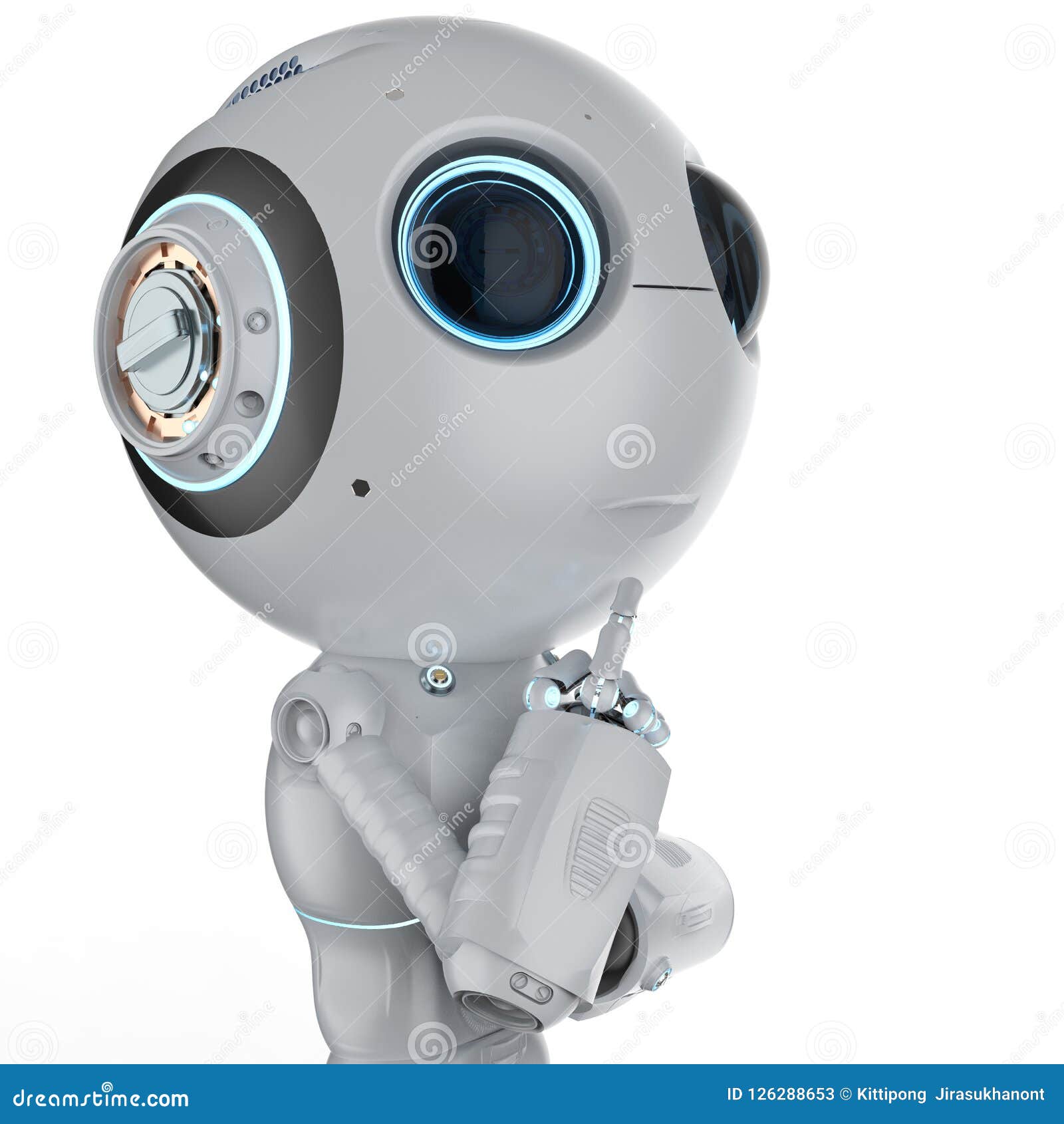 Mini robot think stock illustration. Illustration of childish - 126288653 Mini robot think stock illustration. Illustration of childish - 126288653