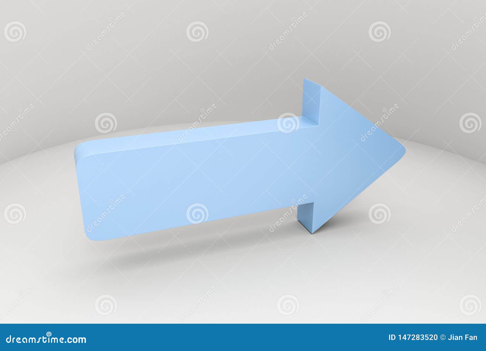3d Rendering, 3d Model of Arrow, the Concept of Development and ...