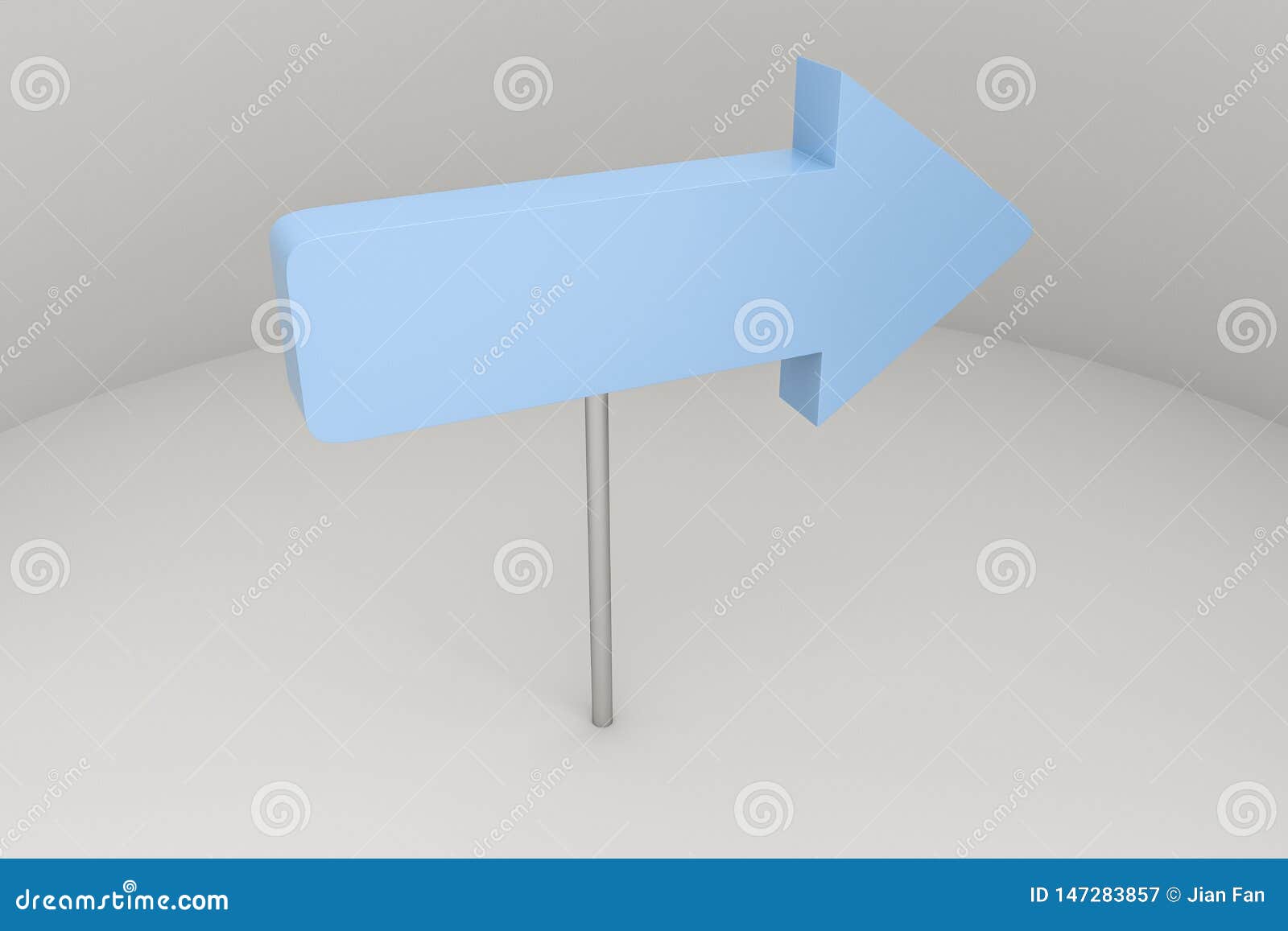 3d Rendering, 3d Model of Arrow, the Concept of Development and ...