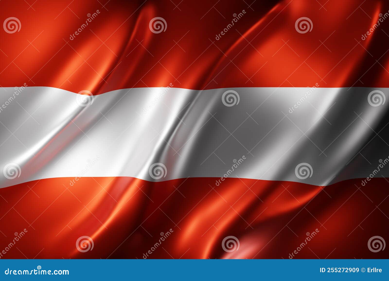 Austria 3d flag stock illustration. Illustration of austria - 255272909