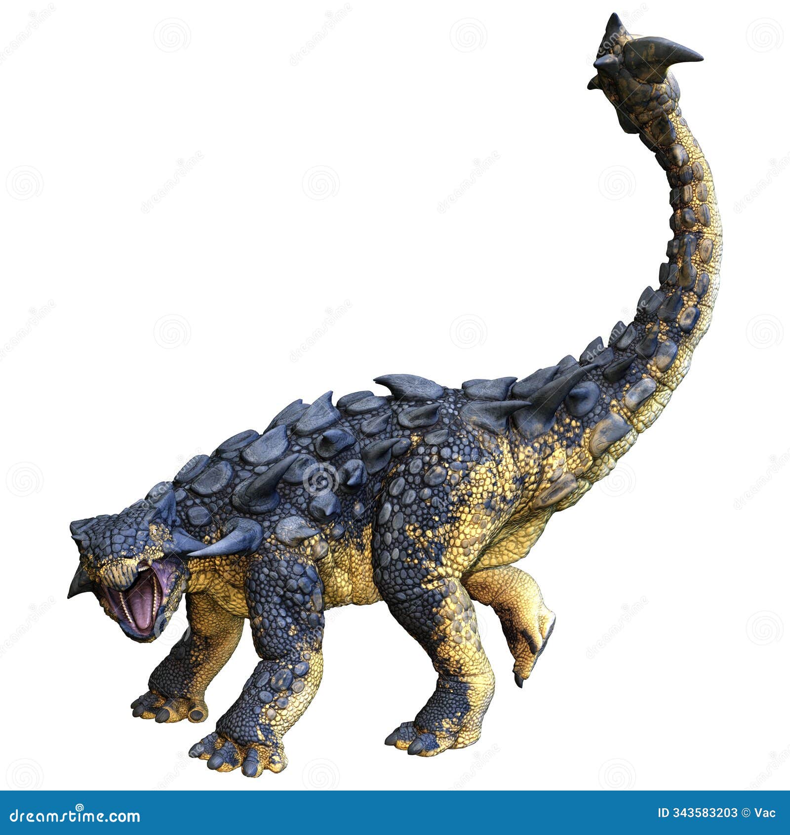 Dinosaur Ankylosaurus, Talarurus, Velociraptor, Euoplocephalus ...